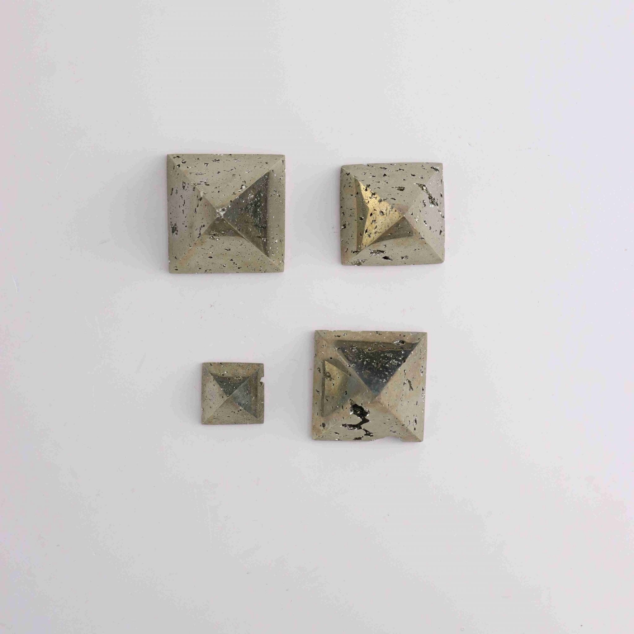 1kg Pyrite Pyramids 4 Pc | Wholesale Crystals Vendor – Mi Esperanza ...