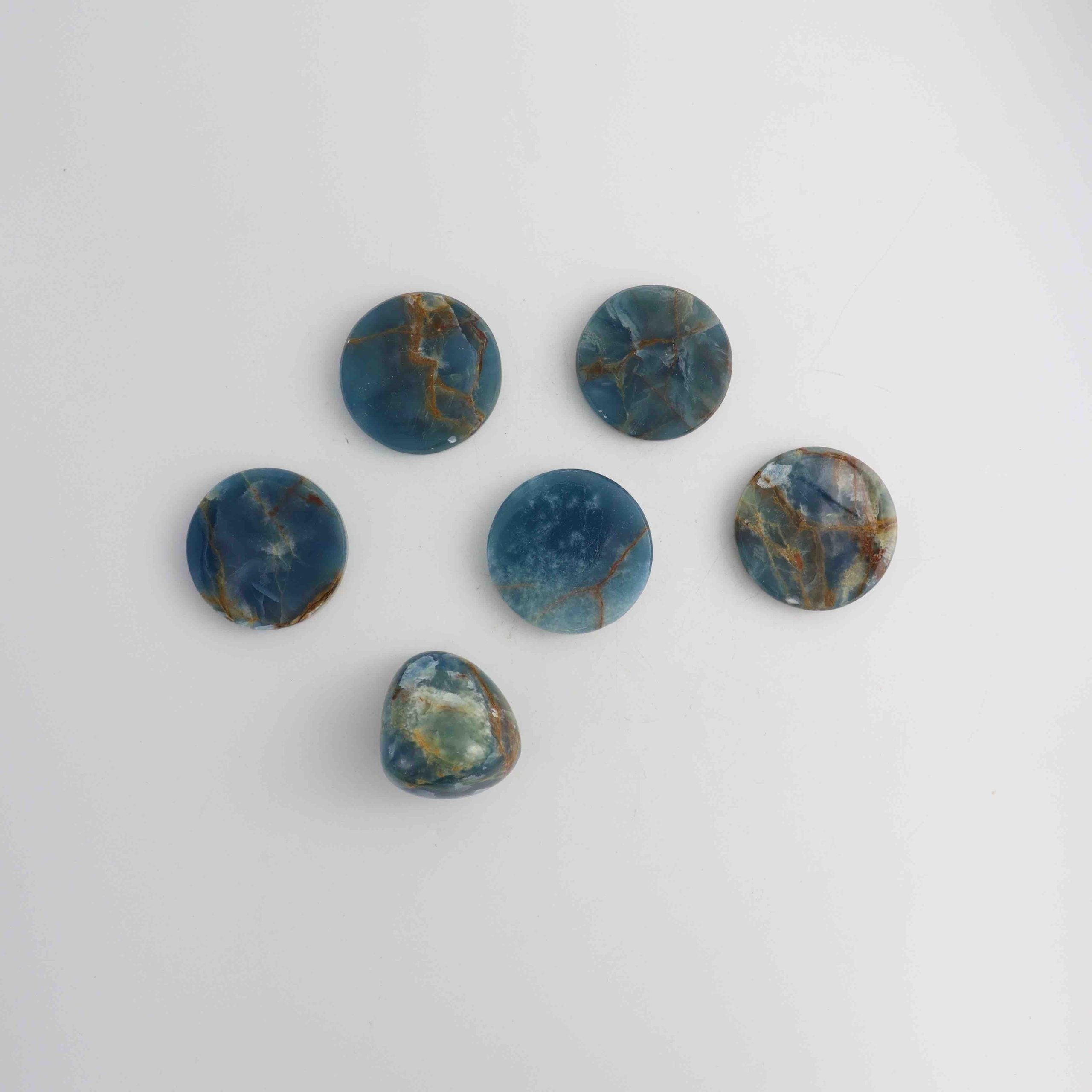 Blue Onyx Disc and Freeform Set | Wholesale Crystals – Mi Esperanza ...