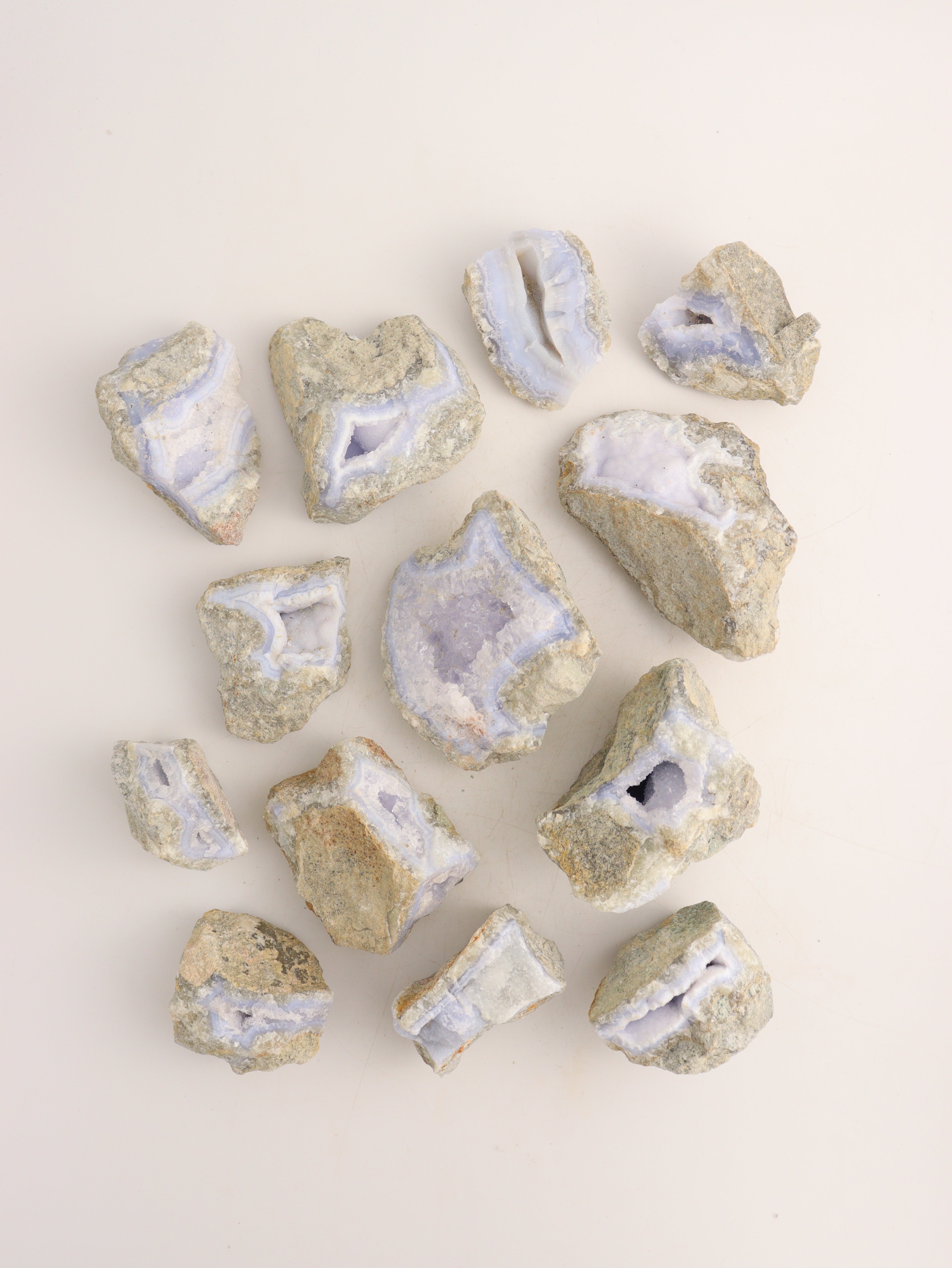 Blue Lace Agate Flat | Wholesale Crystals Vendor – Mi Esperanza Minerals
