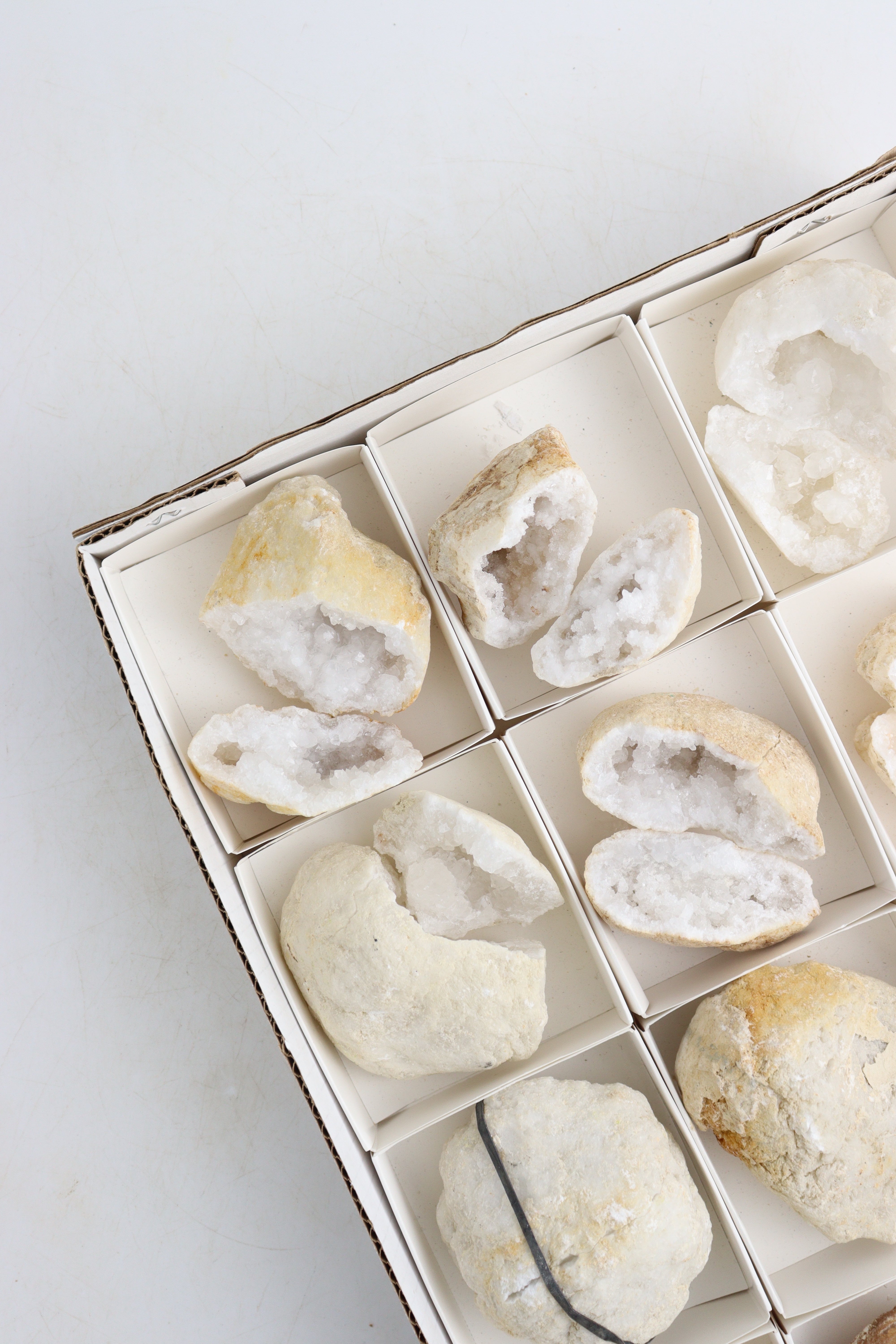 Wholesale Calcite Geode Flat – Mi Esperanza Minerals