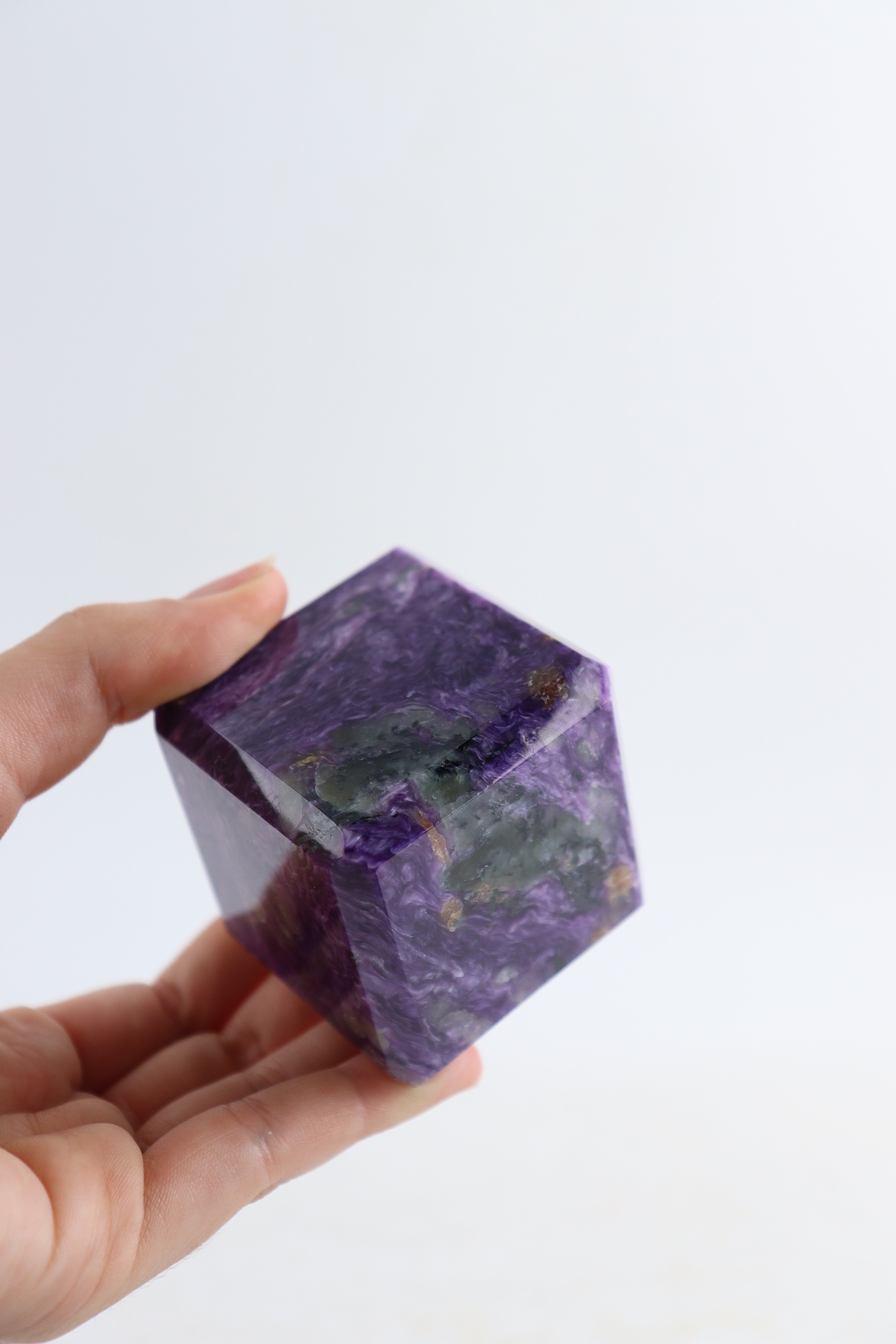 Charoite Cubes | Wholesale Crystals Vendor – Mi Esperanza Minerals