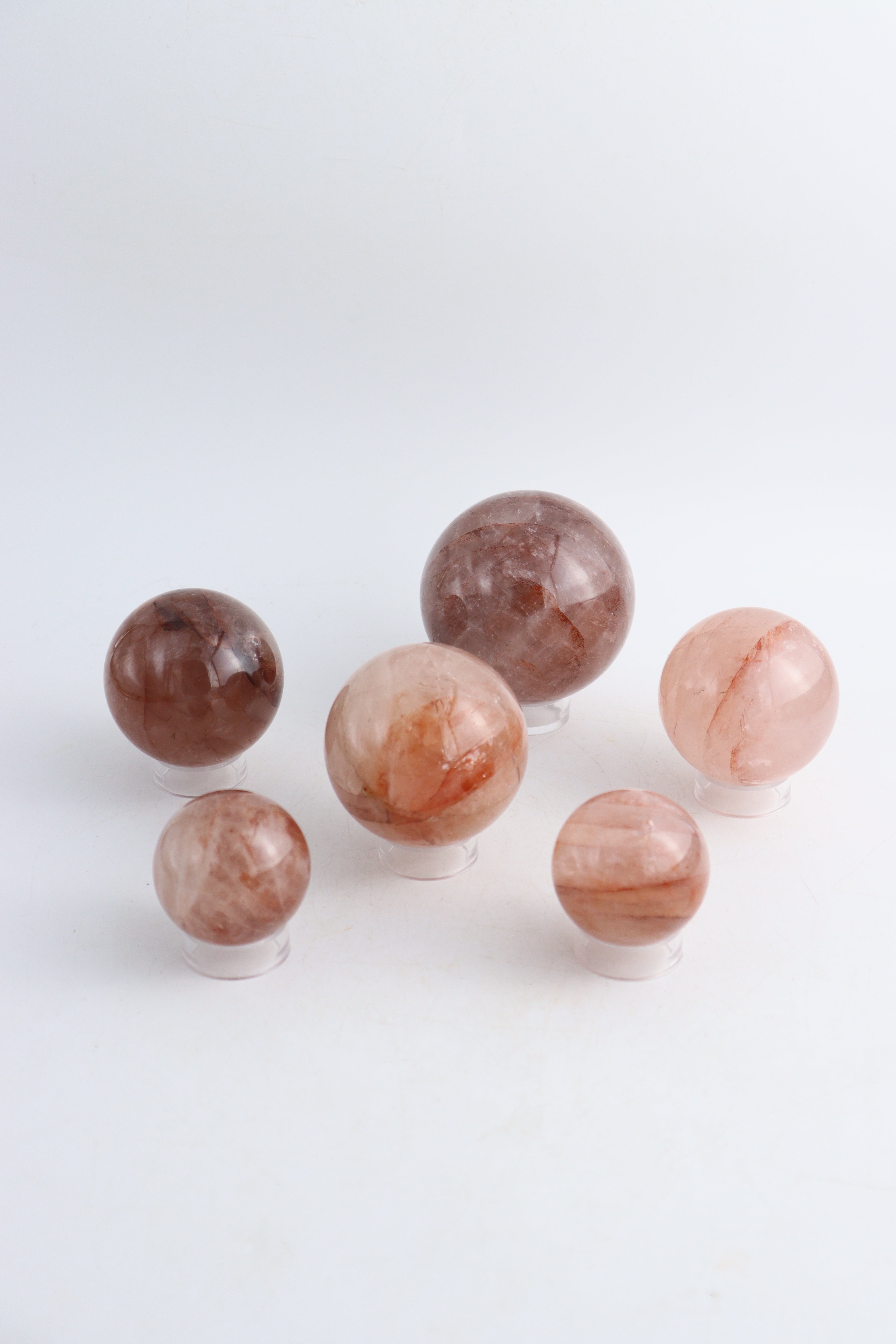Fire Quartz Spheres | Wholesale Crystals Vendor – Mi Esperanza Minerals