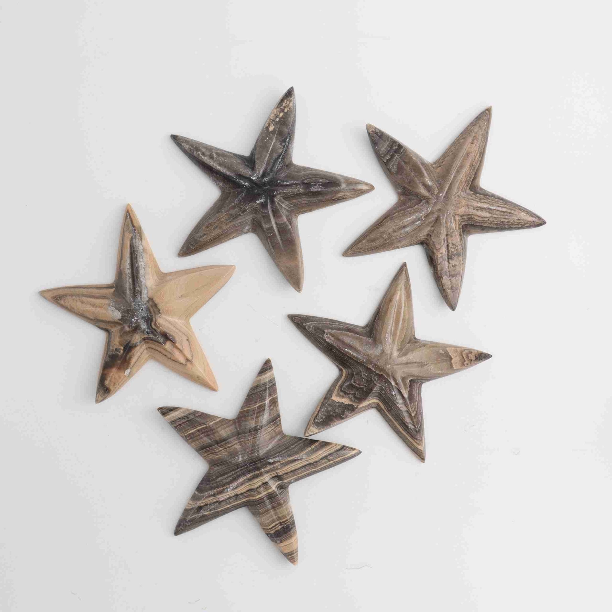 Grey and Pink Onyx Large Starfish – Mi Esperanza Minerals