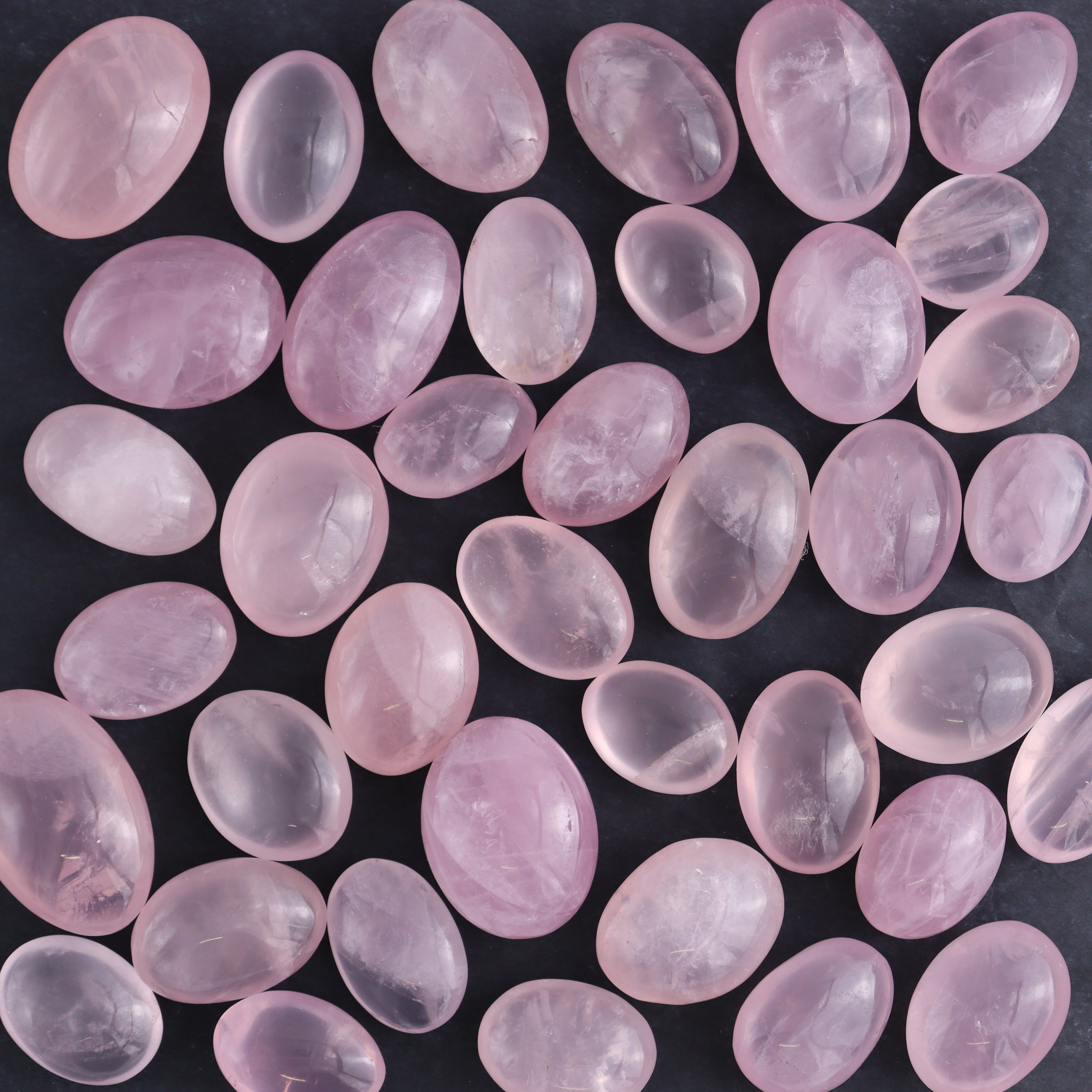 Rose Quartz Palm Stones 1 kg Set – Mi Esperanza Minerals