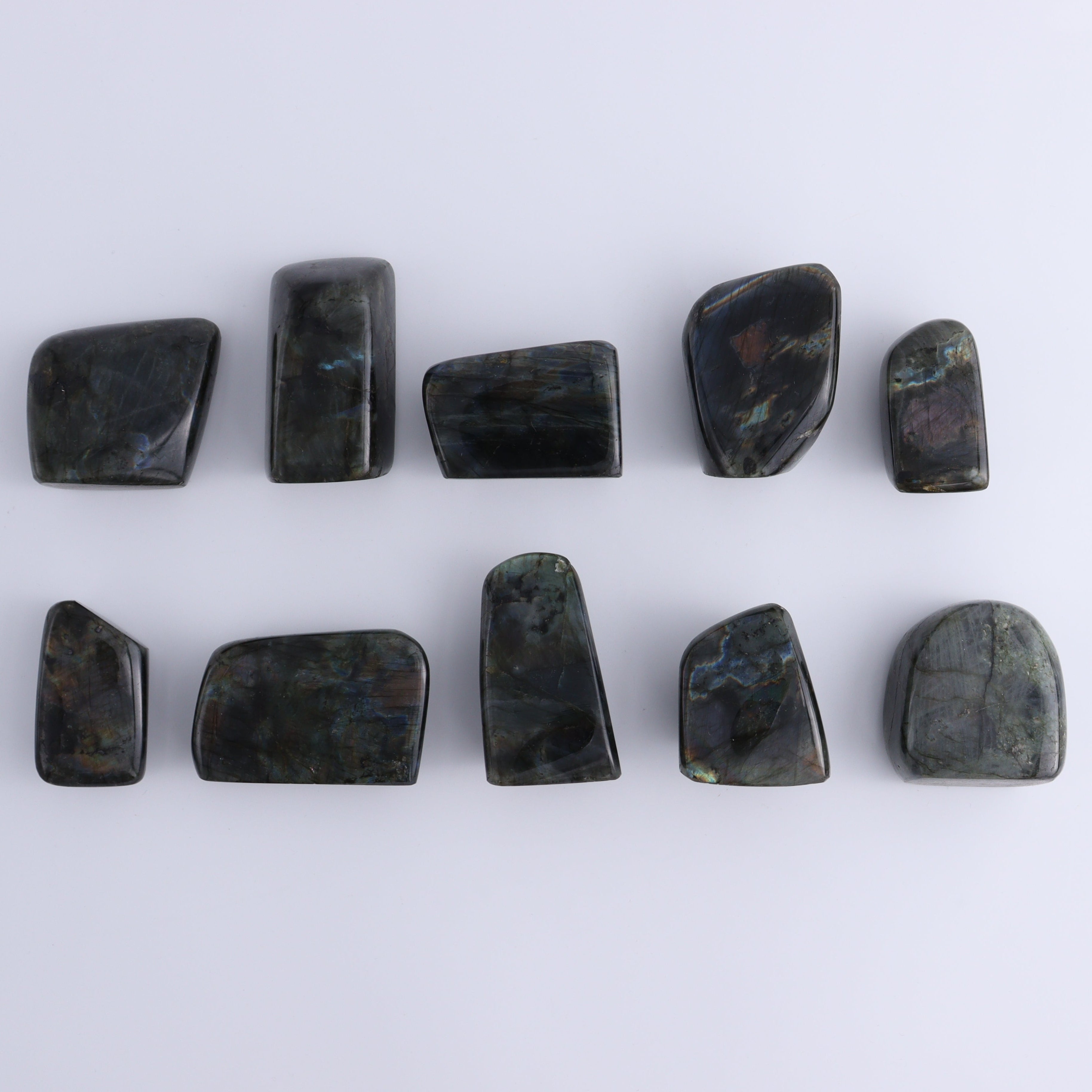 Labradorite Freeform Set of 10 – Mi Esperanza Minerals