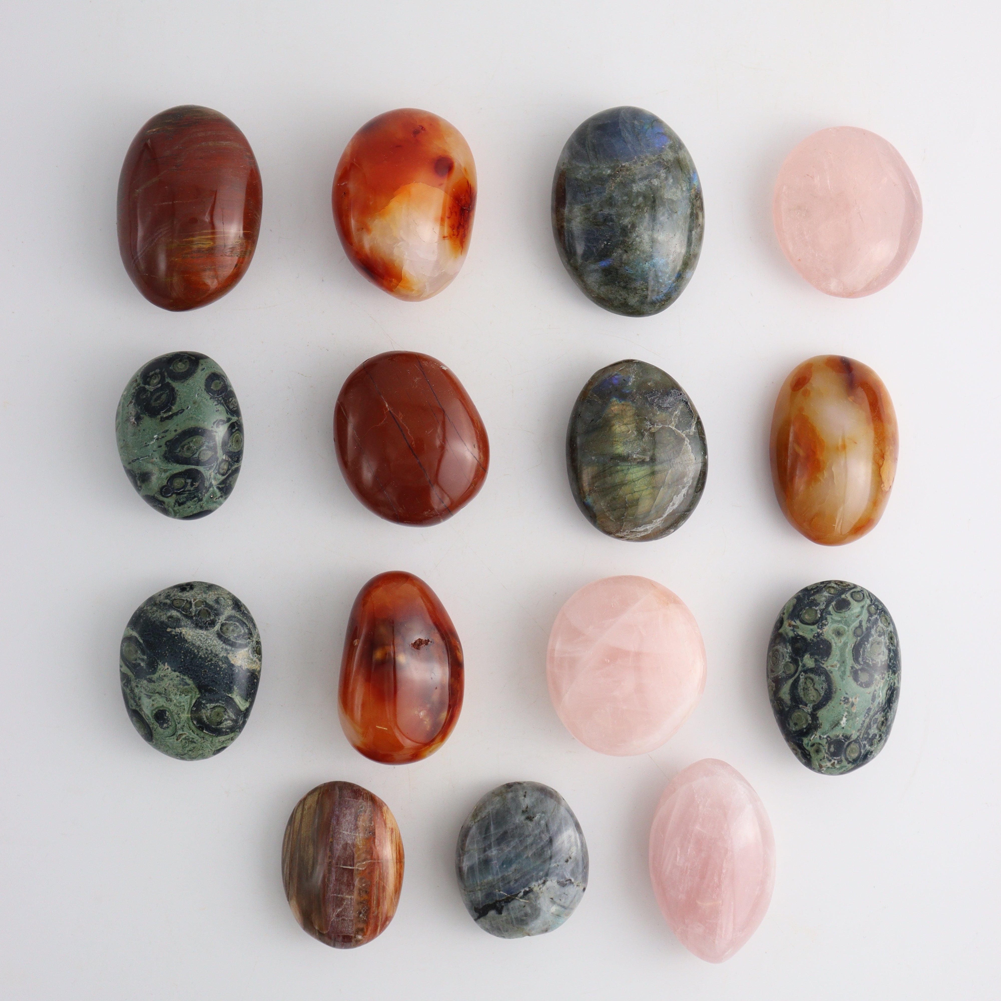 Carnelian Mix Palm Stones | Wholesale Crystals Vendor – Mi Esperanza ...