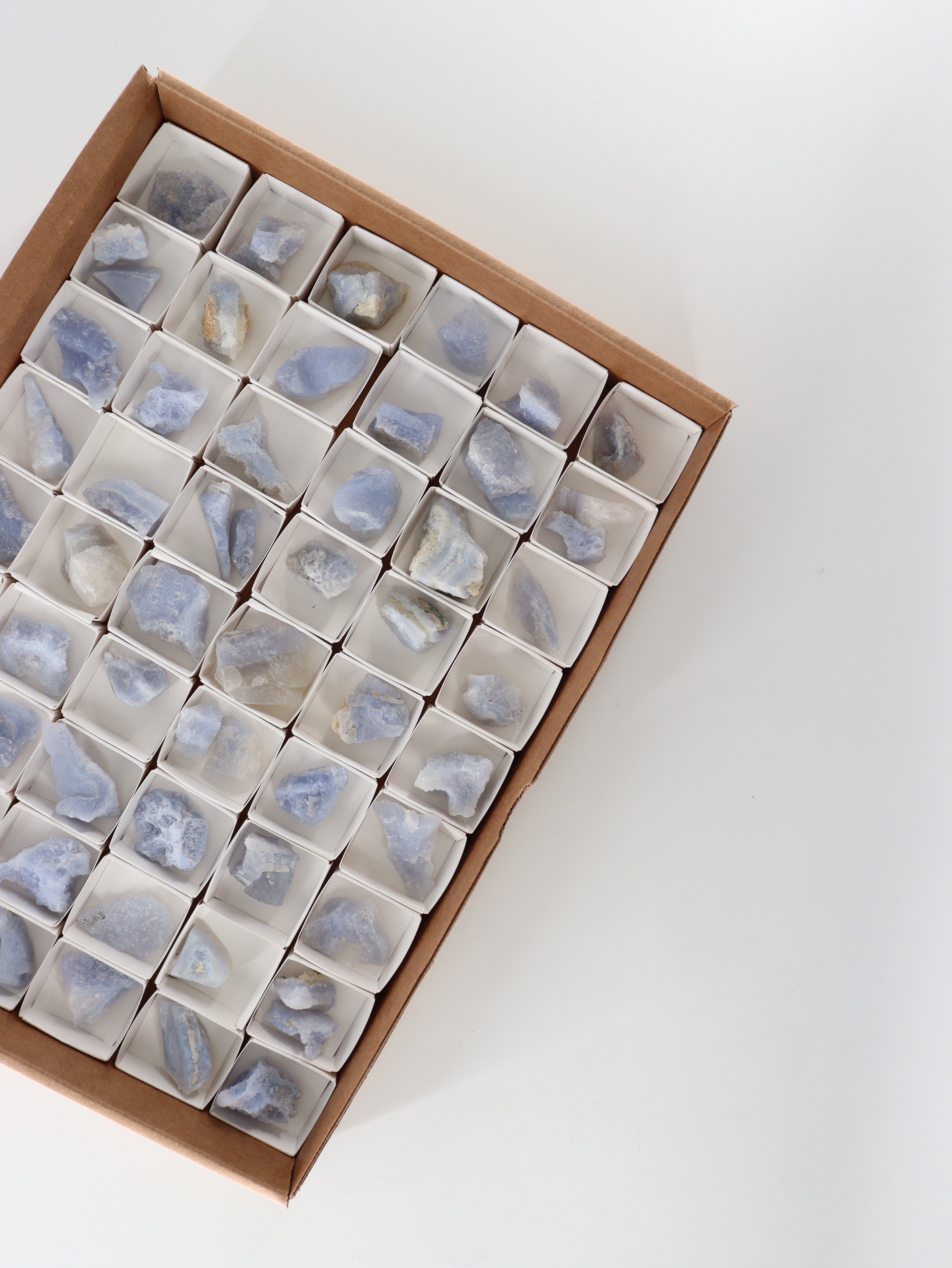 Blue Lace Agate Flat | Wholesale Crystals Vendor – Mi Esperanza Minerals