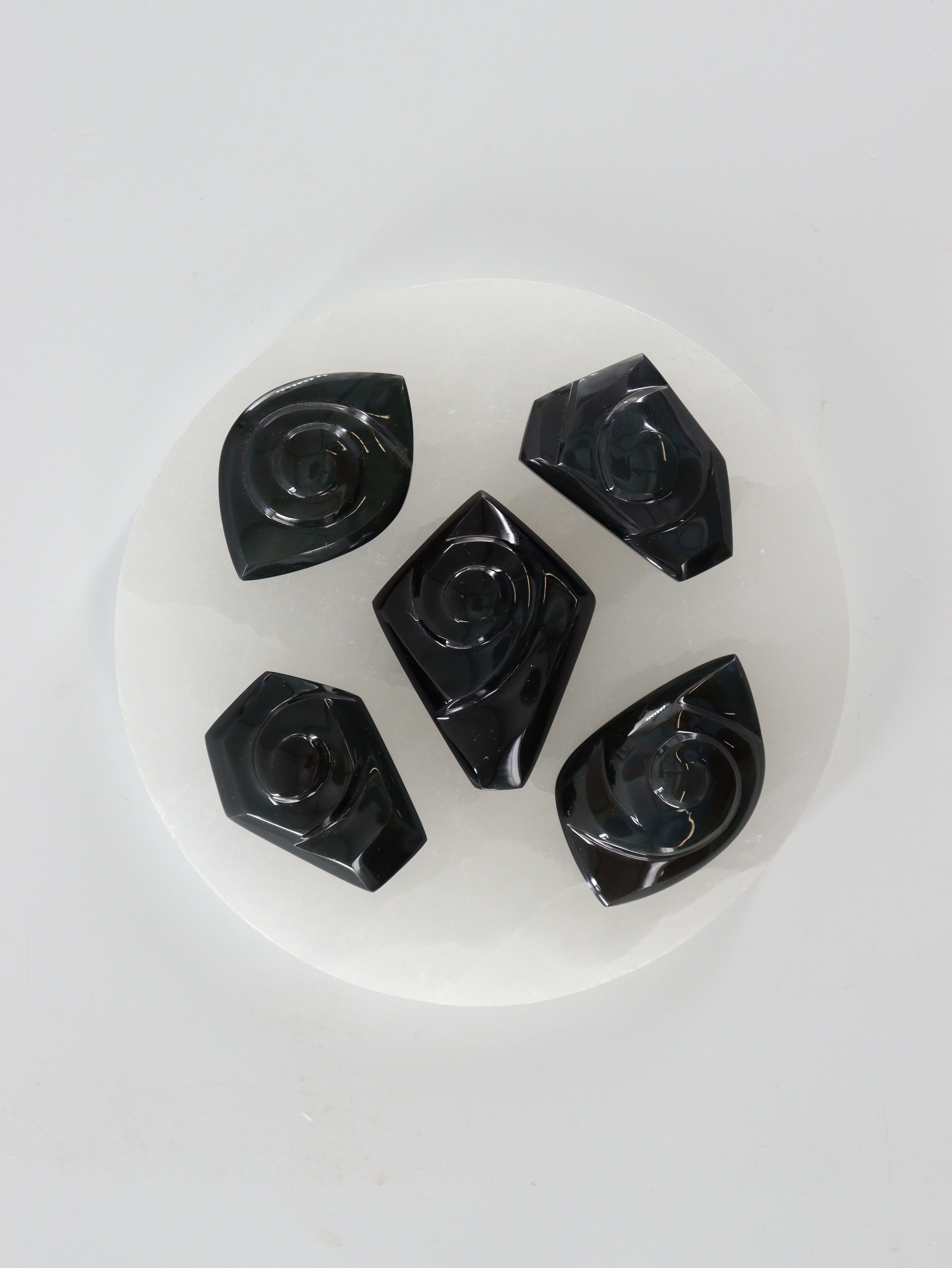 Rainbow Obsidian Cabs | Wholesale Crystals Vendor – Mi Esperanza Minerals