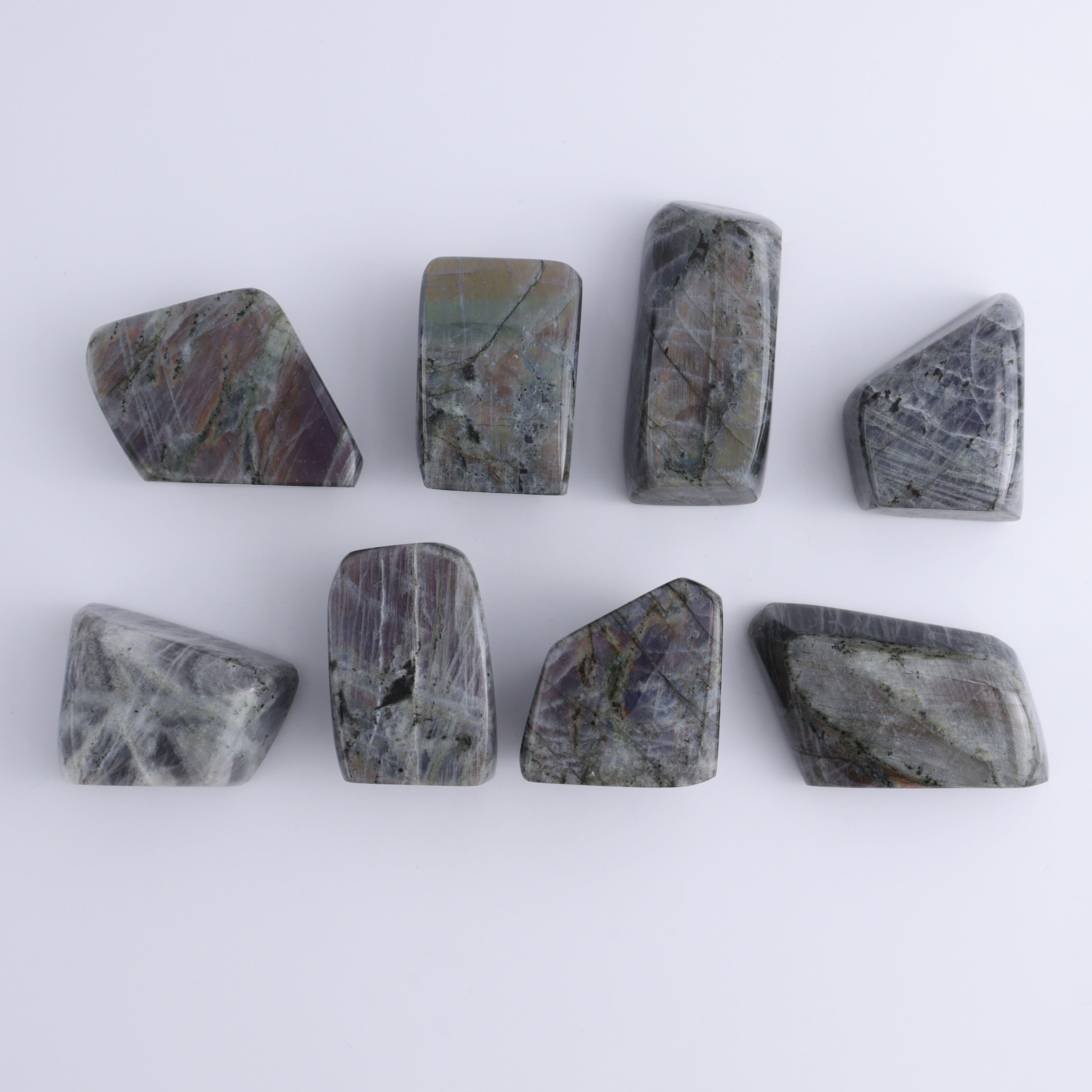 Labradorite Freeform Set of 8 – Mi Esperanza Minerals