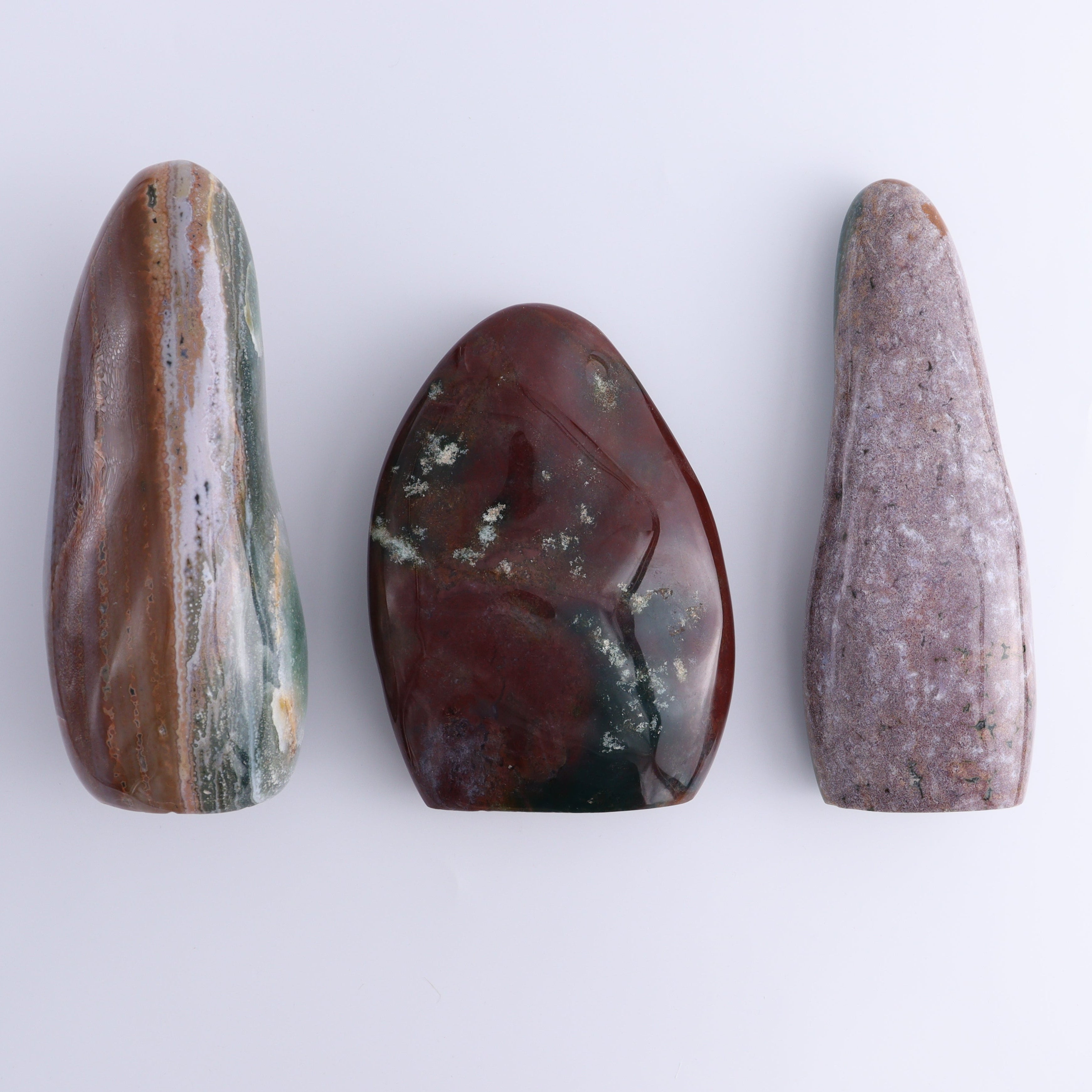 Ocean Jasper Freeform Set of 3 – Mi Esperanza Minerals