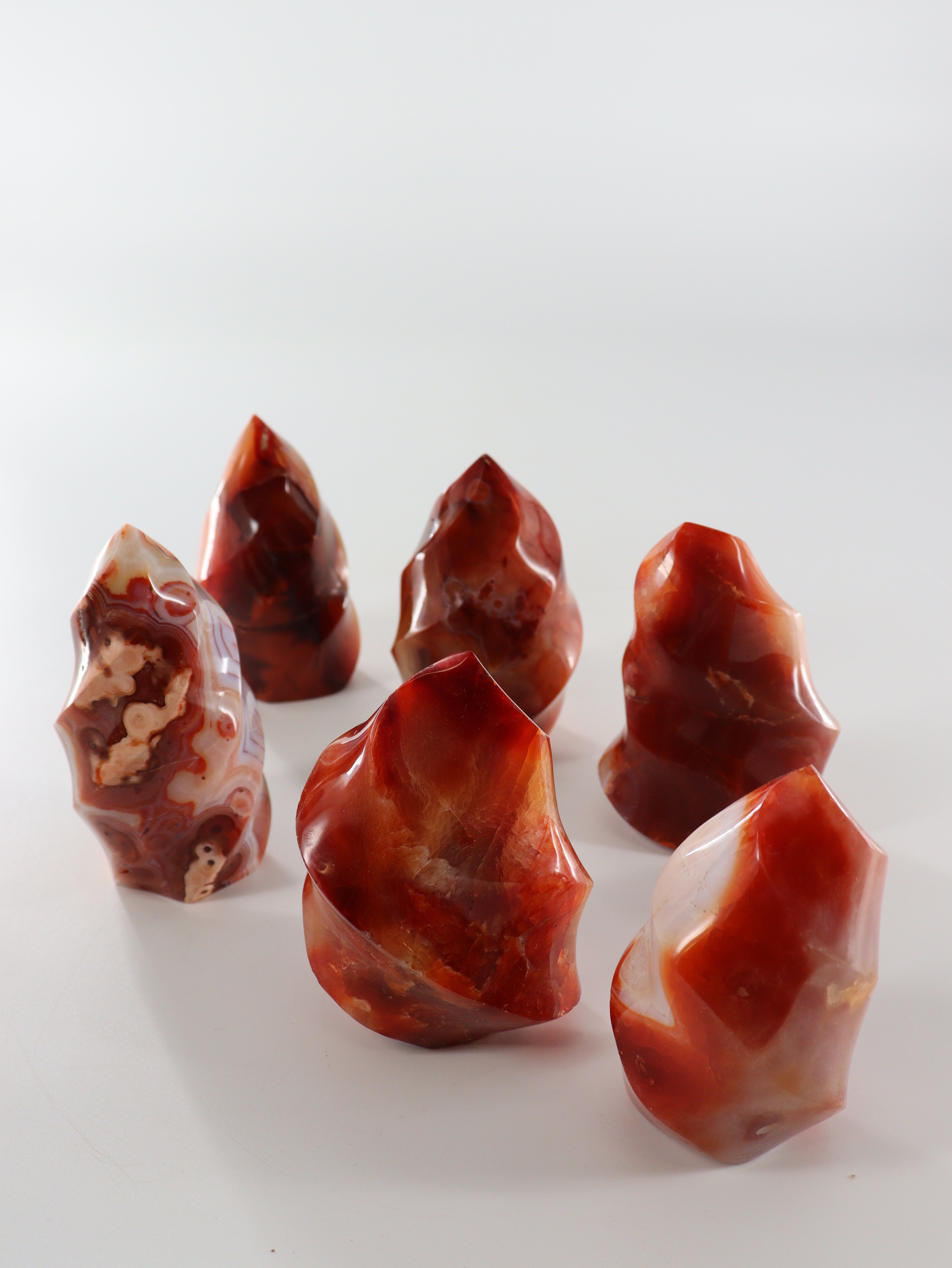 Carnelian Flames Set of 6 | Wholesale Crystals Vendor – Mi Esperanza ...