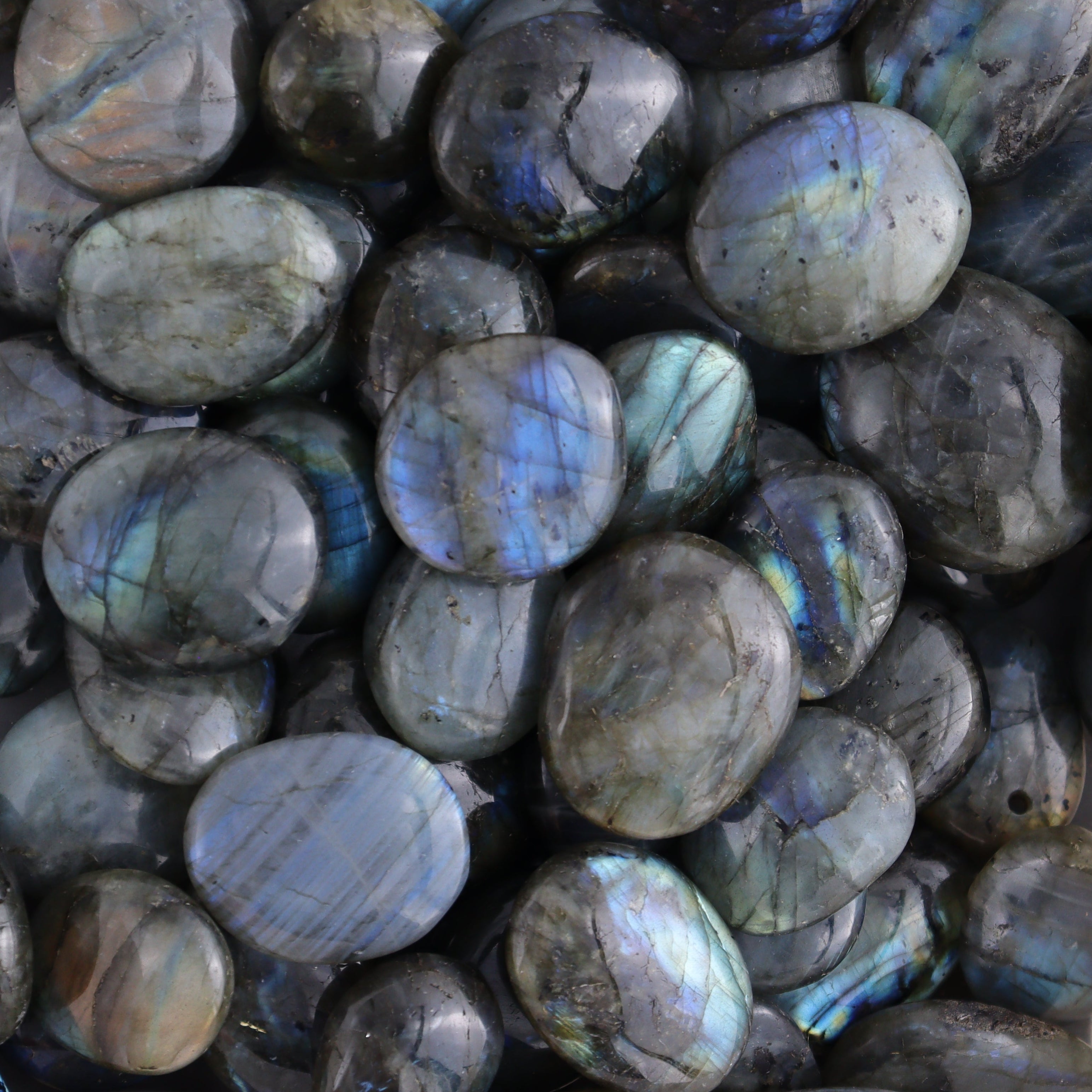 Labradorite Tumbles 1 kg Set – Mi Esperanza Minerals