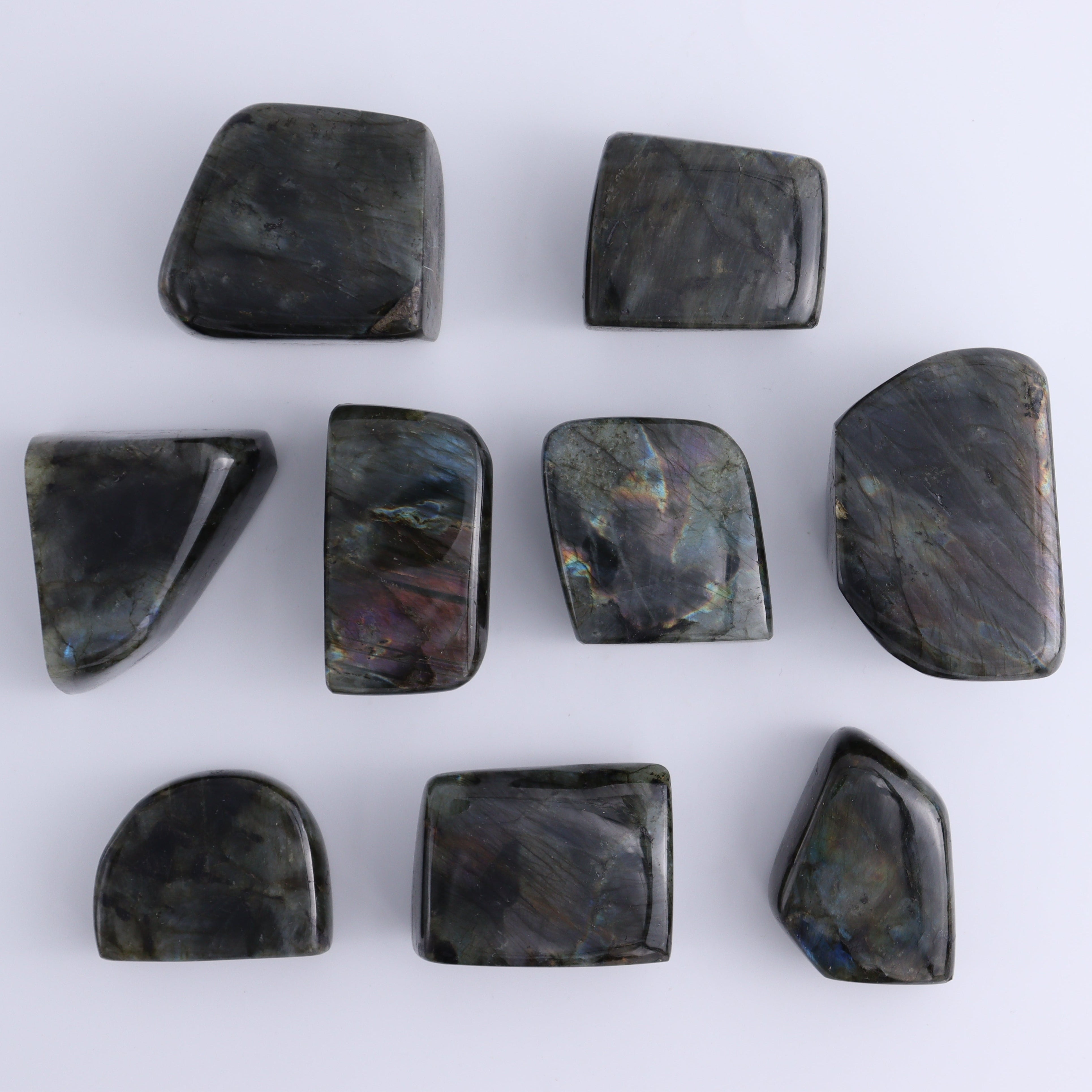 Labradorite Freeform Set of 9 – Mi Esperanza Minerals
