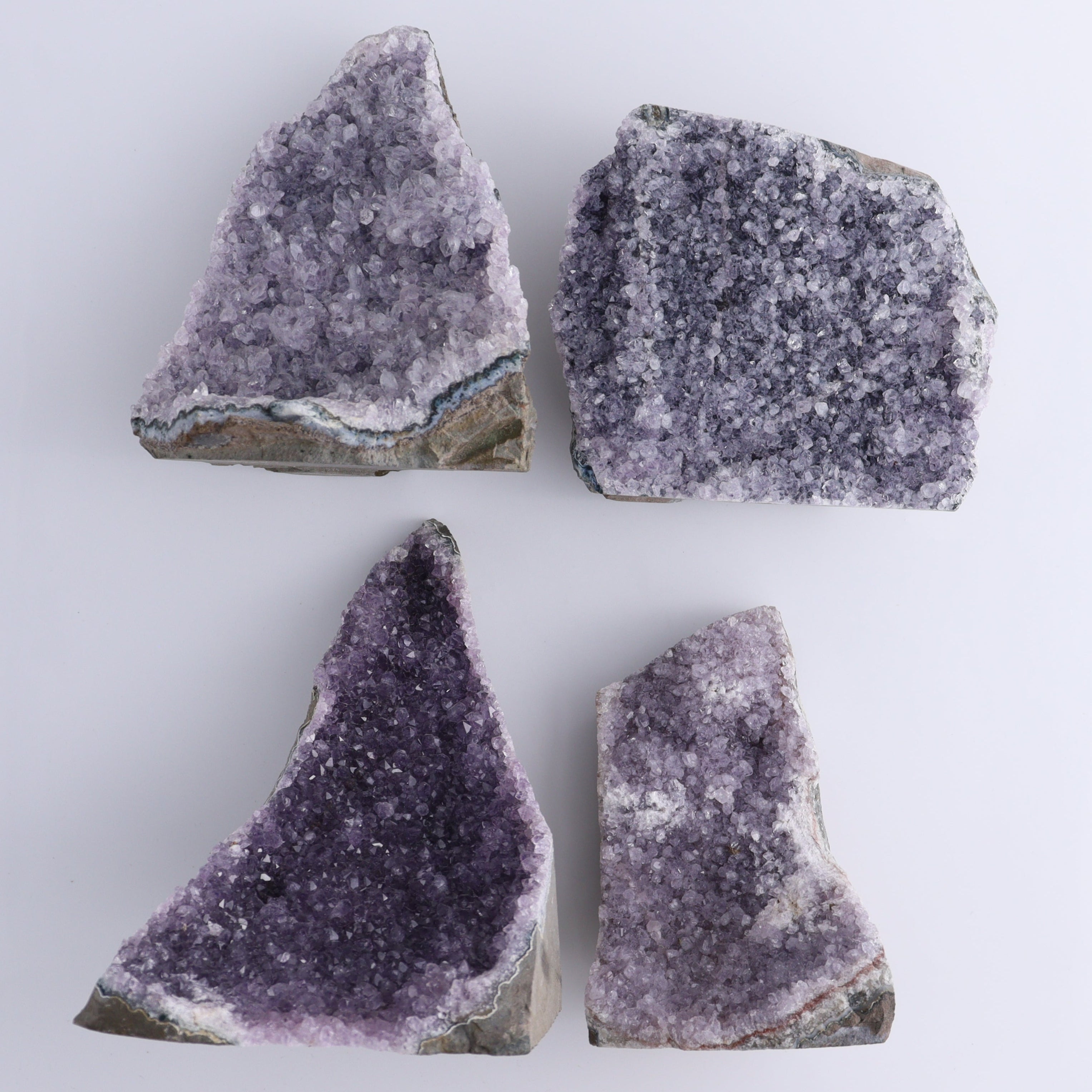 Amethyst Cut Base Set of 4 – Mi Esperanza Minerals