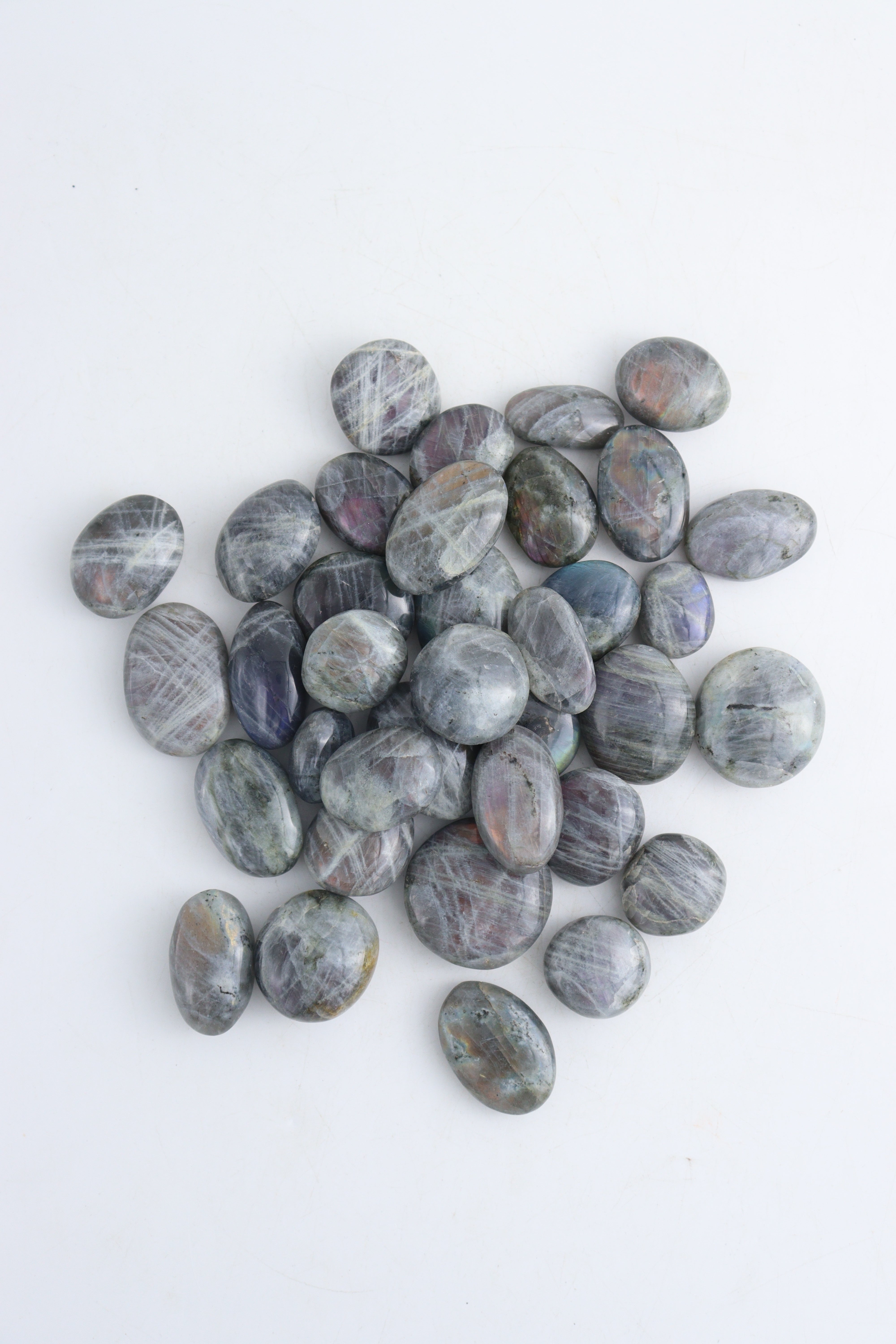 1 Kg Labradorite Small Palm Stones | Wholesale – Mi Esperanza Minerals