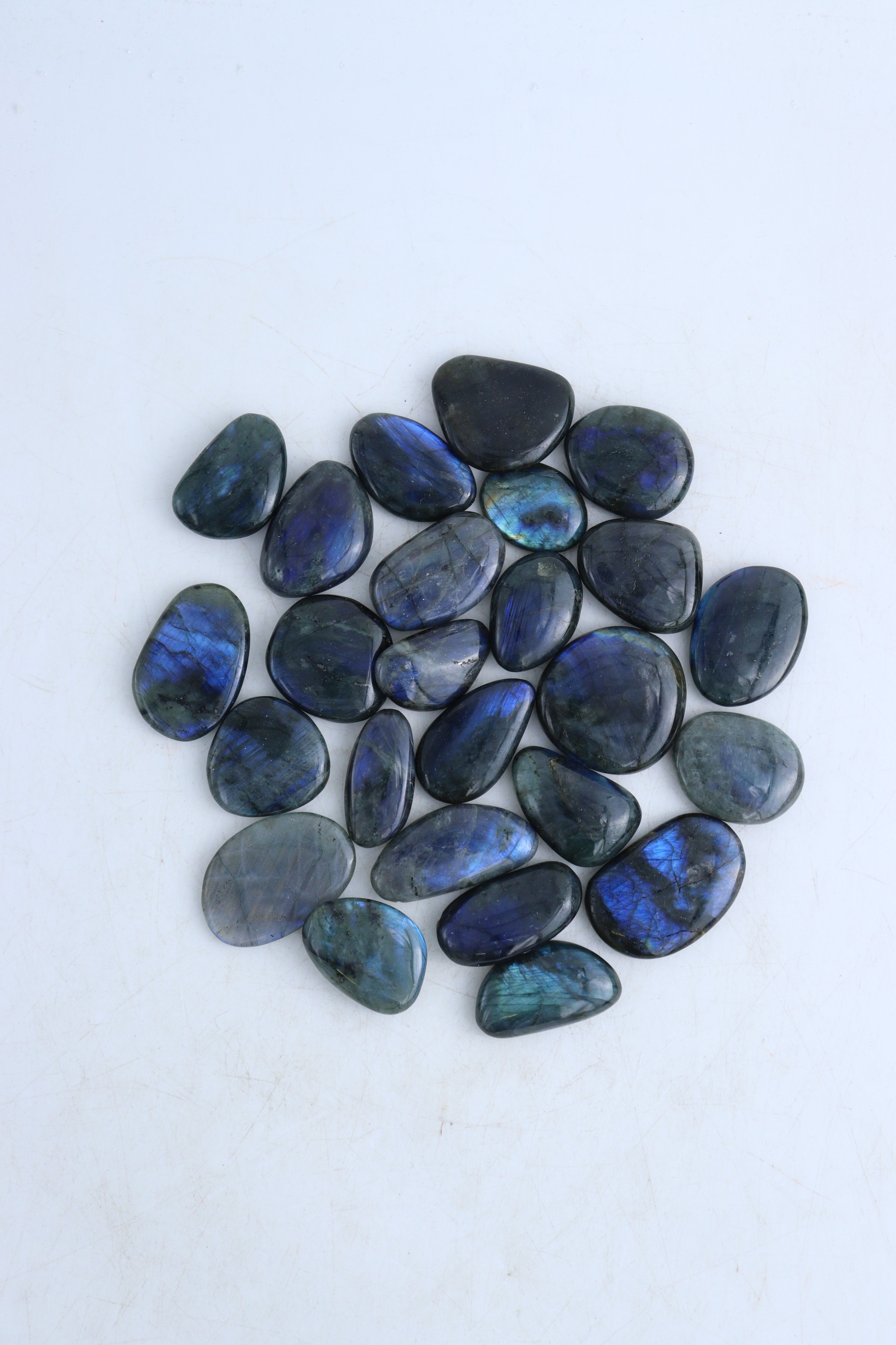 1/2kg Labradorite Blue Flat Stone | Wholesale Crystals – Mi Esperanza ...