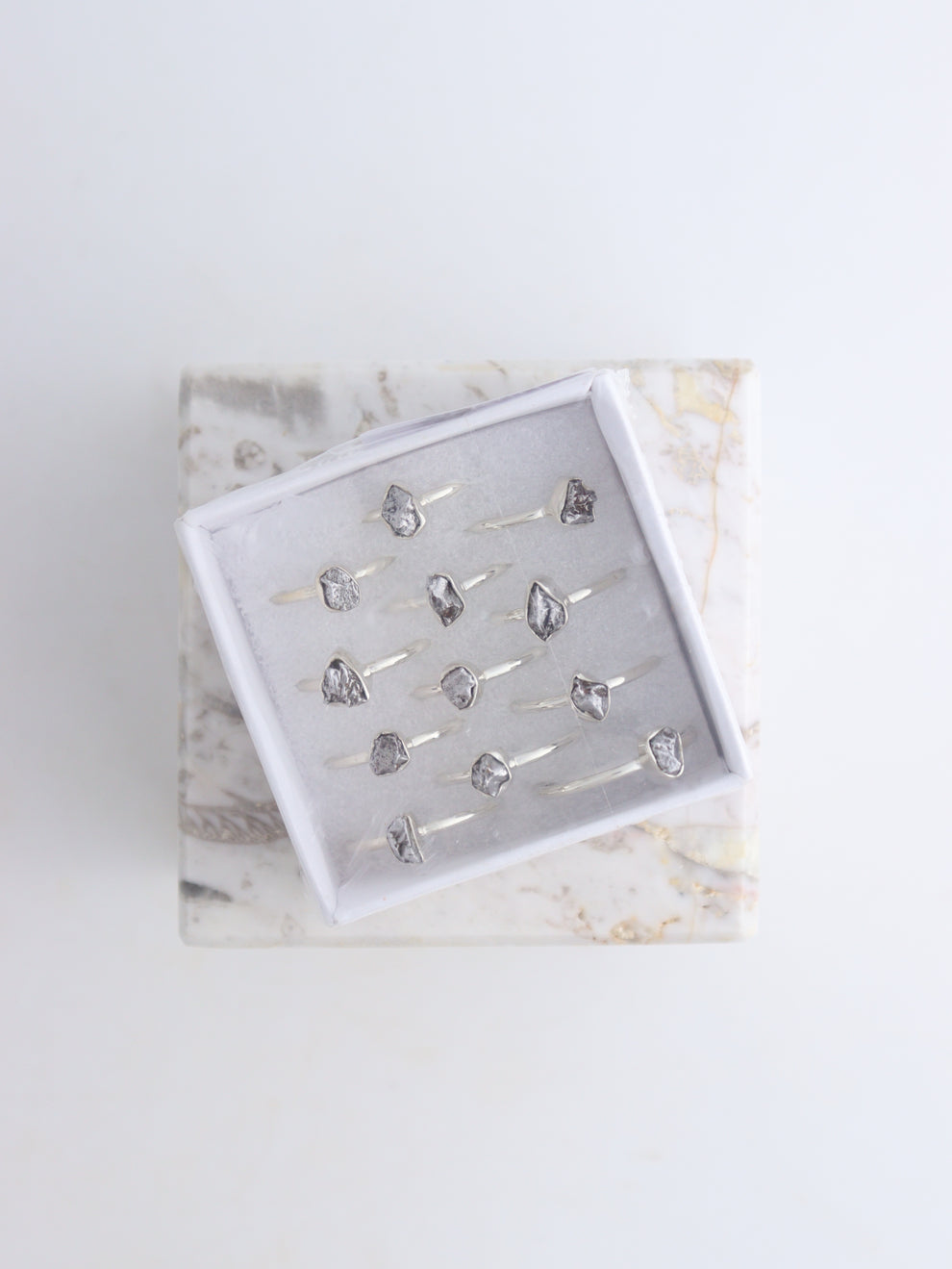 Meteorite Rings Box of 12 | Wholesale Crystals Vendor – Mi Esperanza ...