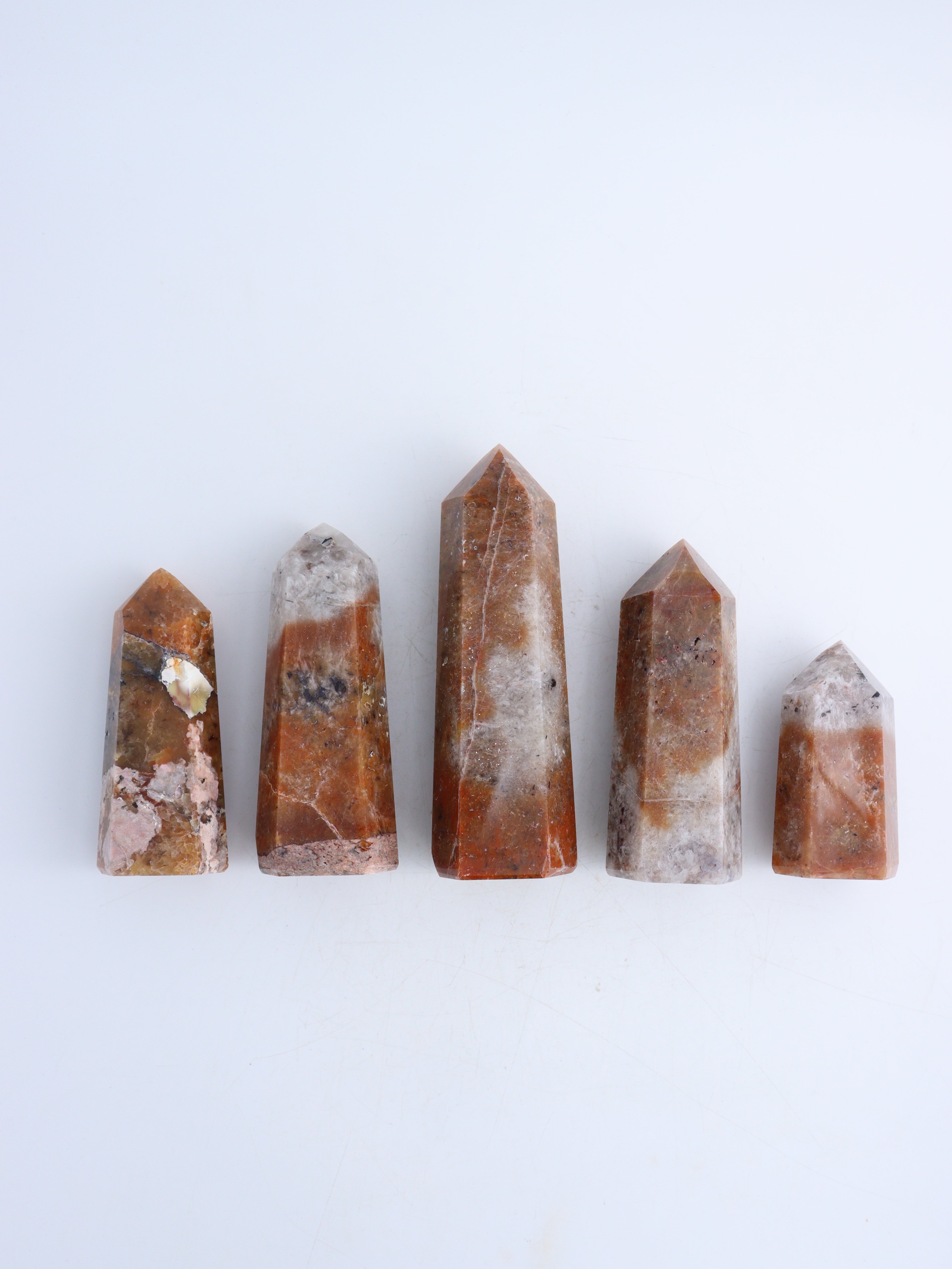 Mosaic Quartz Towers | Wholesale Crystals Vendor – Mi Esperanza Minerals
