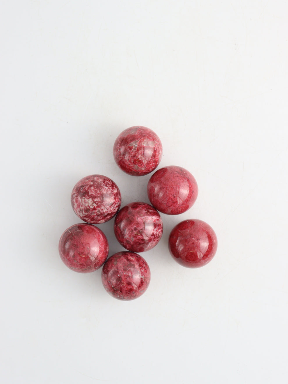 One Thulite Sphere | Wholesale Crystals Vendor – Mi Esperanza Minerals