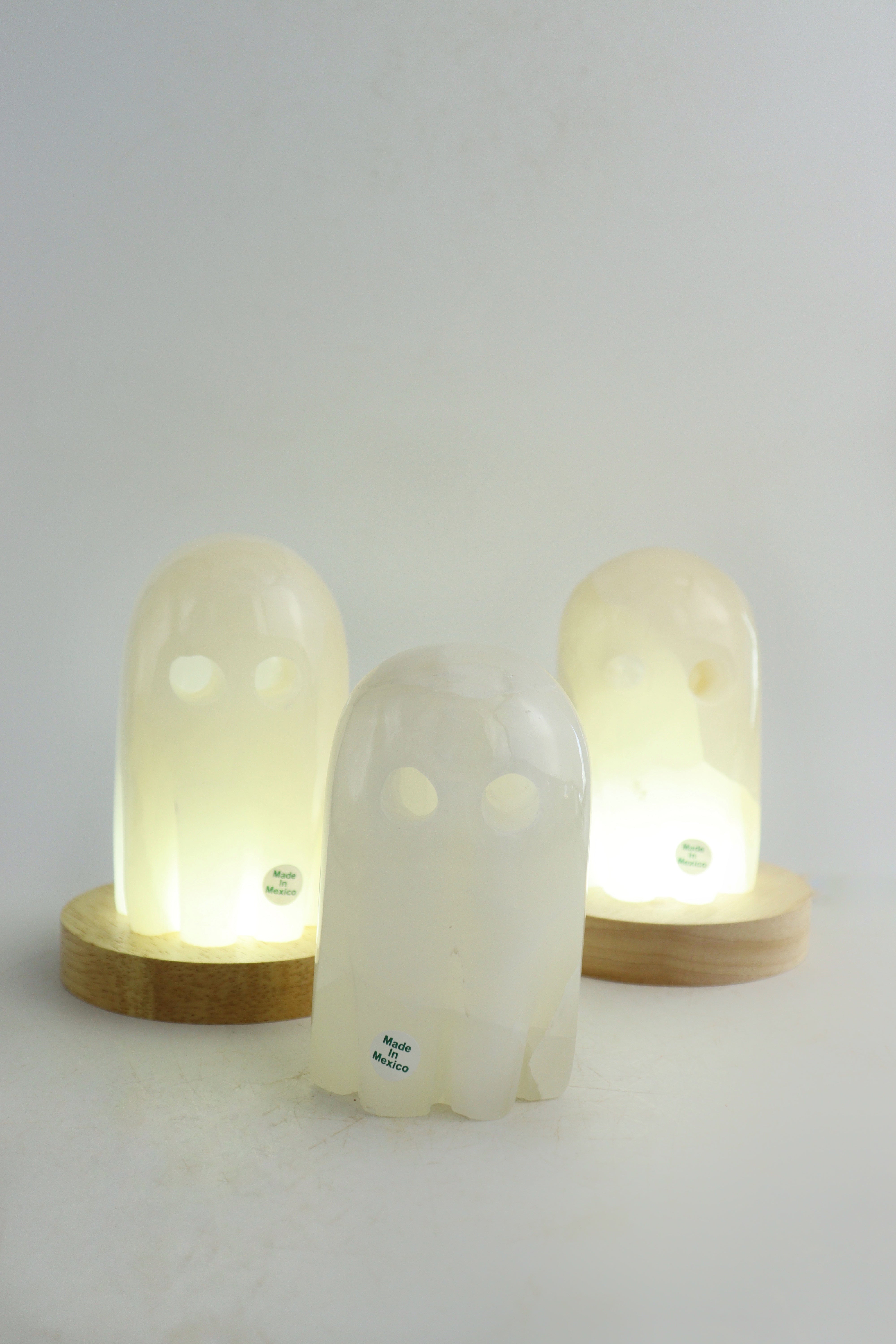 Onyx Ghost Lamps (white) Set of 3 | Wholesale Crystals – Mi Esperanza ...