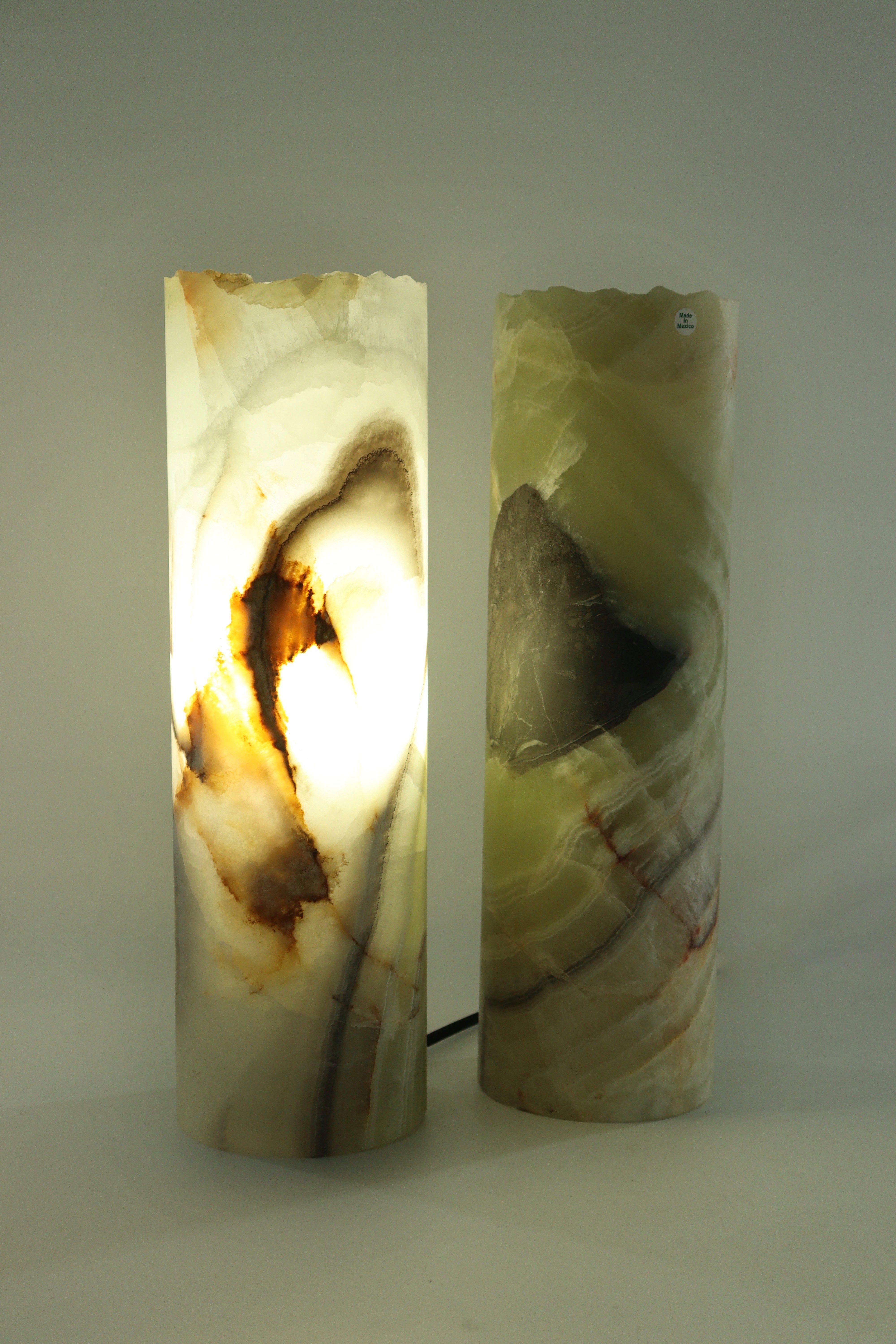 Wholesale Onyx Lamp Pair – Mi Esperanza Minerals