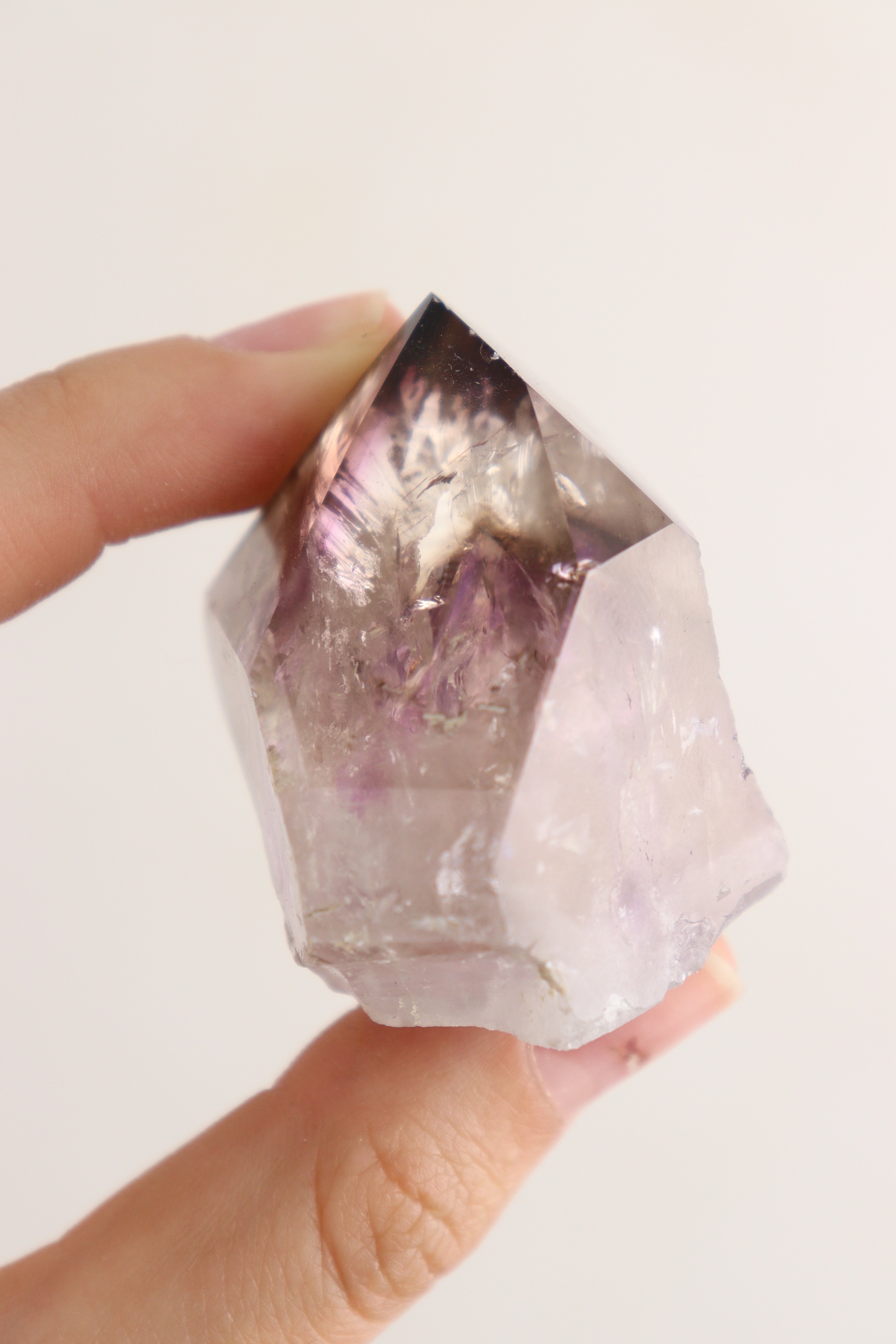 Wholesale Phantom Amethyst Crystal Top Polished – Mi Esperanza Minerals