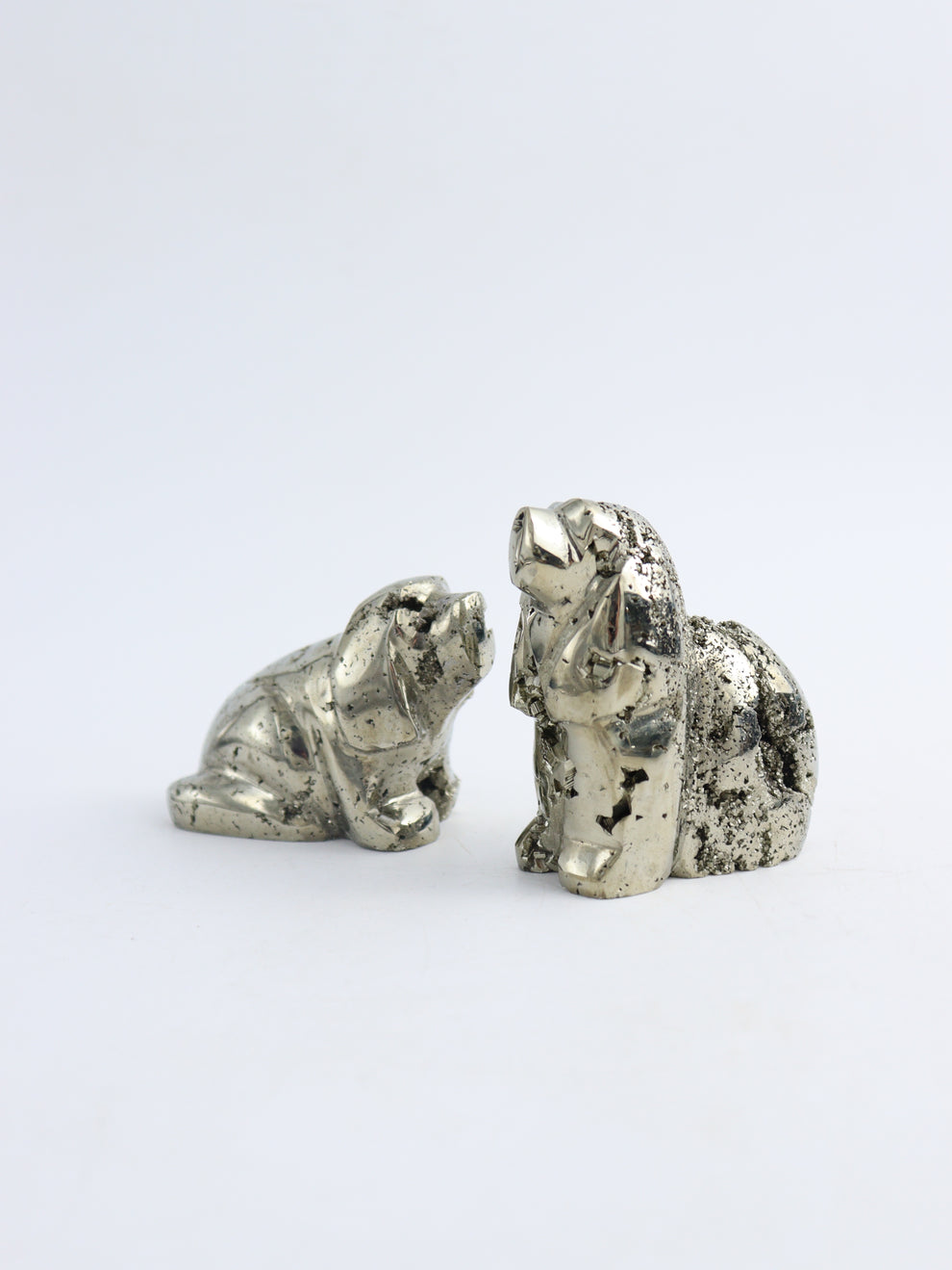 Pyrite Dog Animal Carvings | Wholesale Crystals Vendor – Mi Esperanza ...