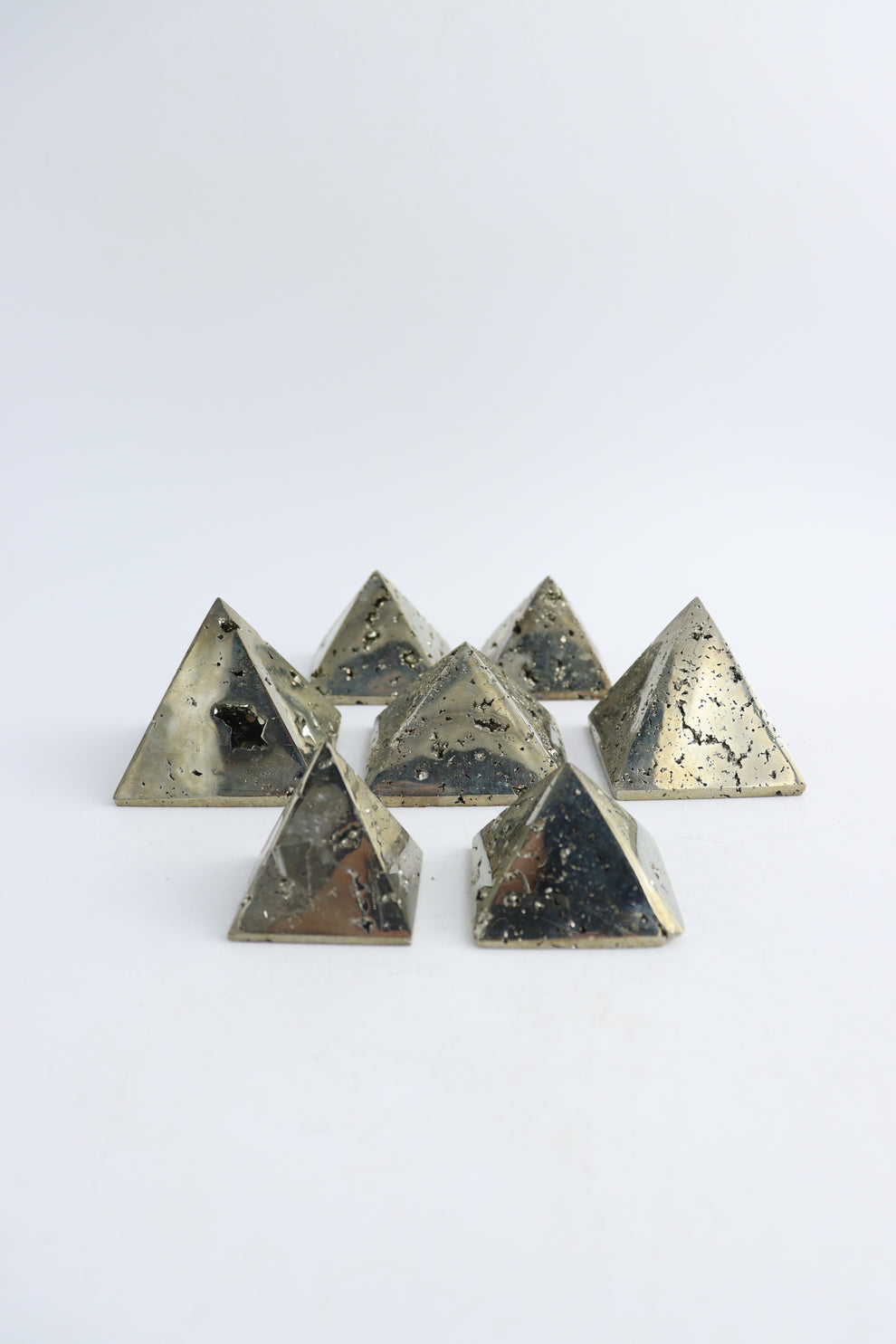 Pyrite Pyramids | Wholesale Crystals Vendor – Mi Esperanza Minerals