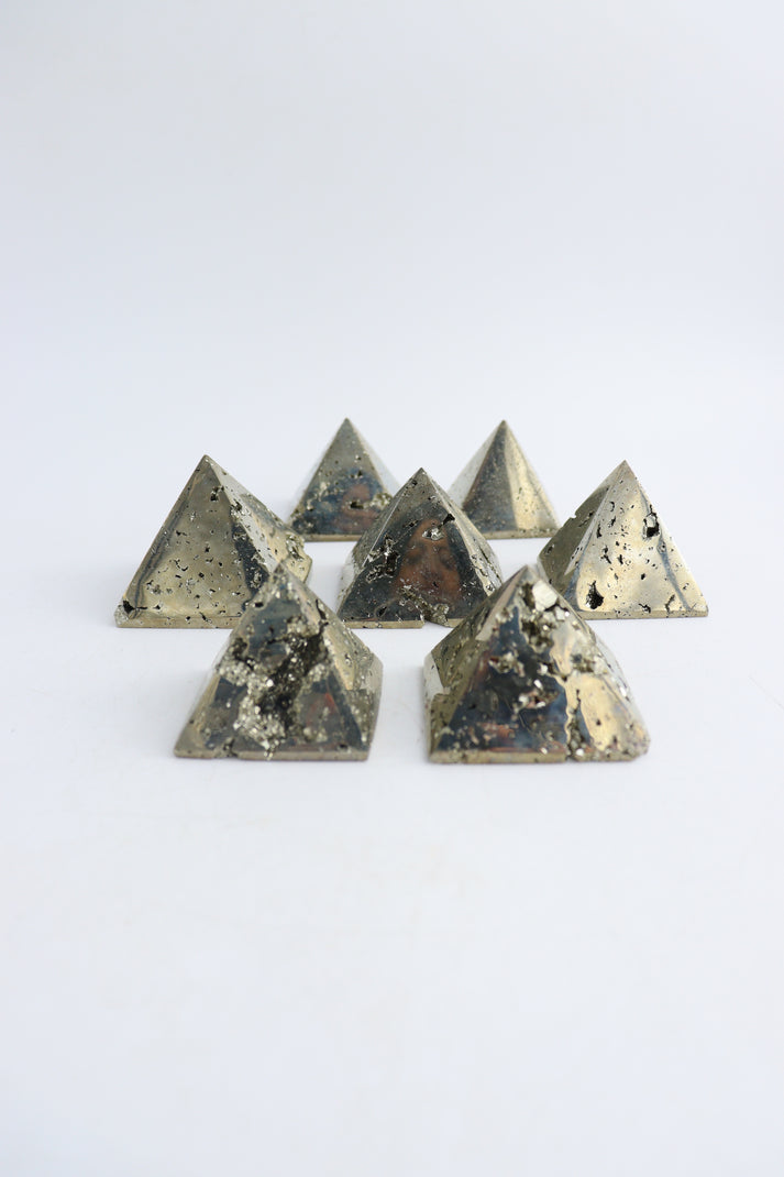 Pyrite Pyramids | Wholesale Crystals Vendor – Mi Esperanza Minerals