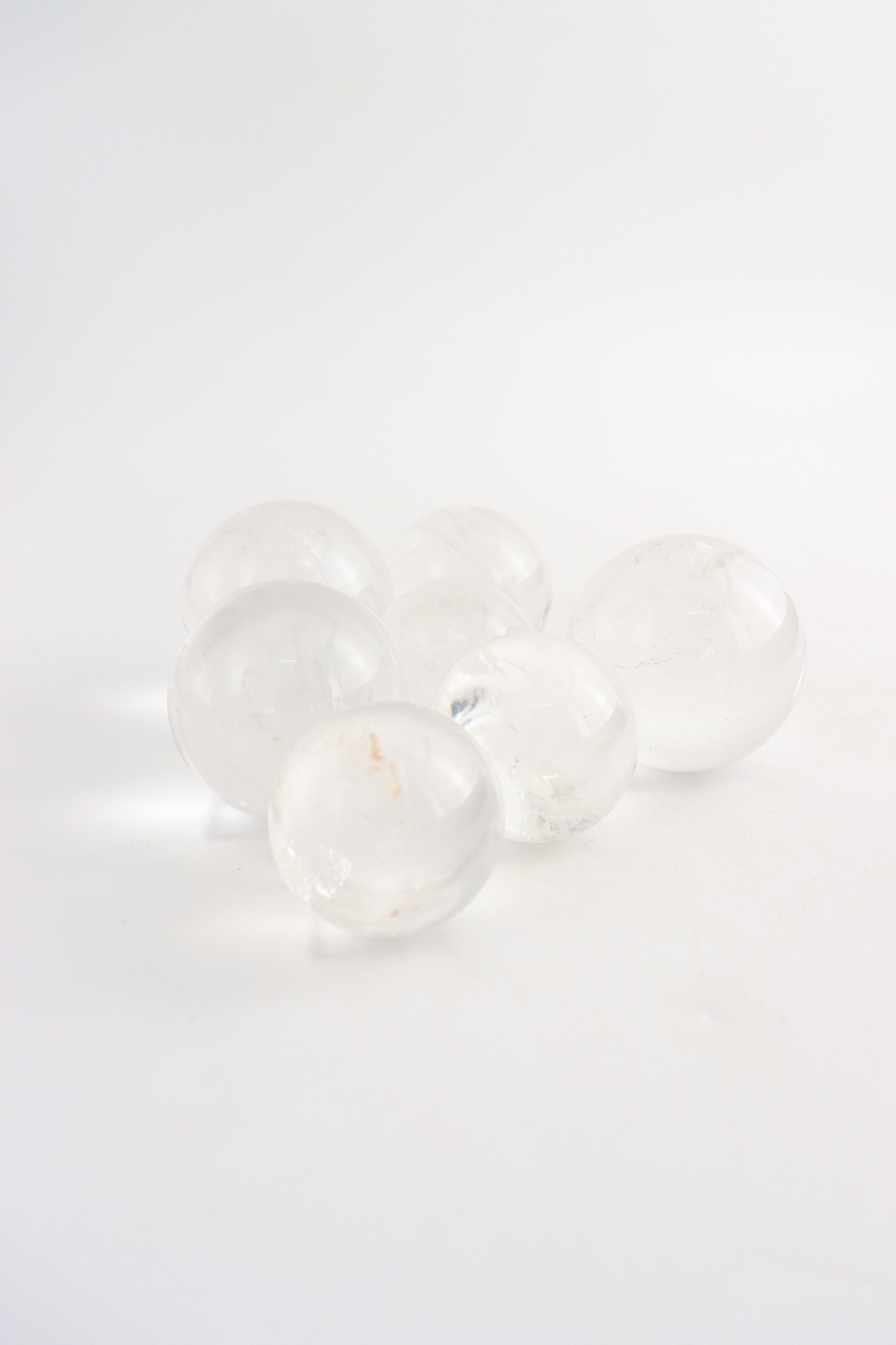 Quartz Spheres (7 Pieces) | Wholesale Crystals Vendor – Mi Esperanza ...
