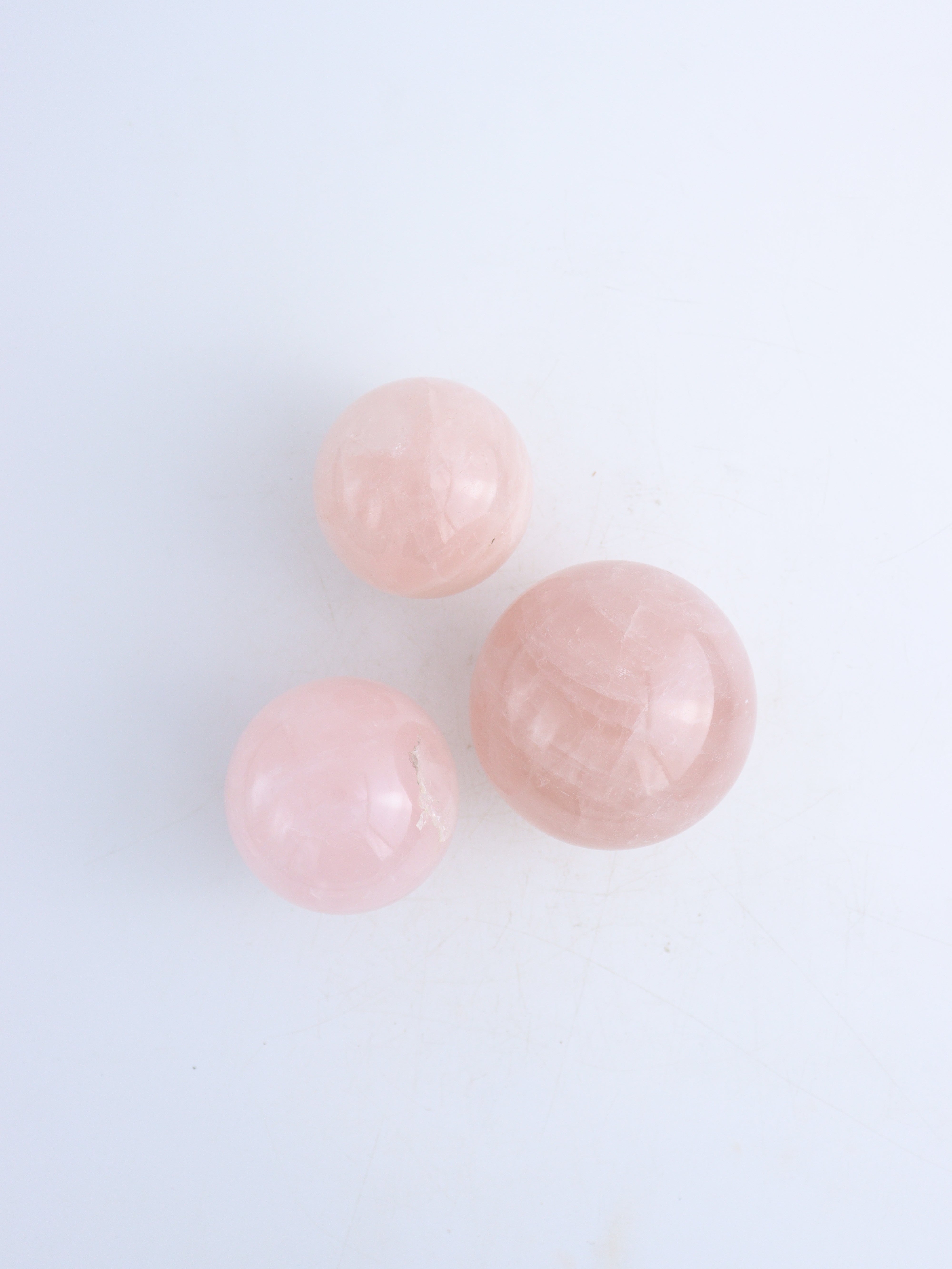Rose Quartz Spheres | Wholesale Crystals Vendor – Mi Esperanza Minerals