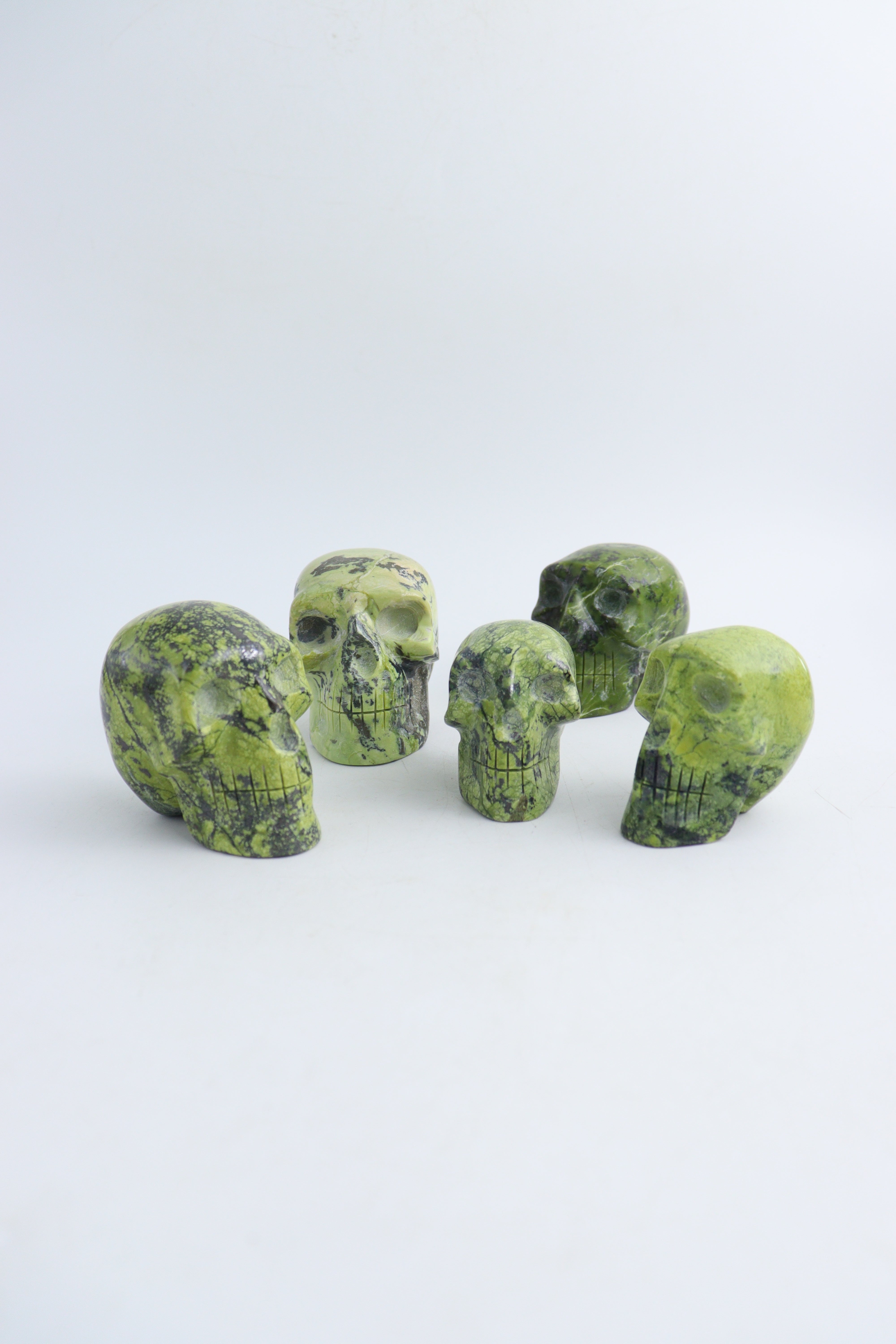 Serpentine Skulls | Wholesale Crystals Vendor – Mi Esperanza Minerals