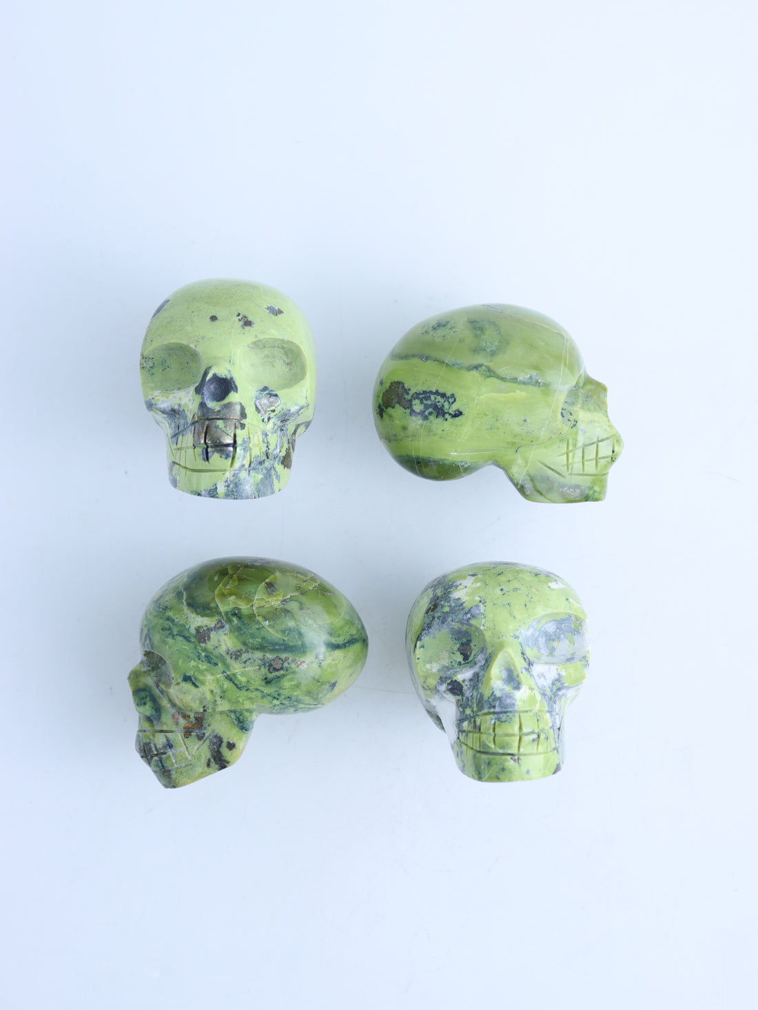 Serpentine Skulls | Wholesale Crystals Vendor – Mi Esperanza Minerals
