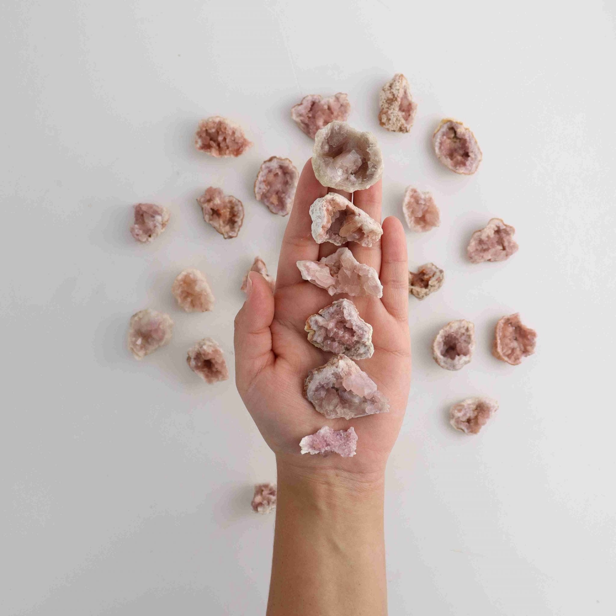 Mini Pink Amethyst Geodes | Wholesale Crystals Vendor – Mi Esperanza ...