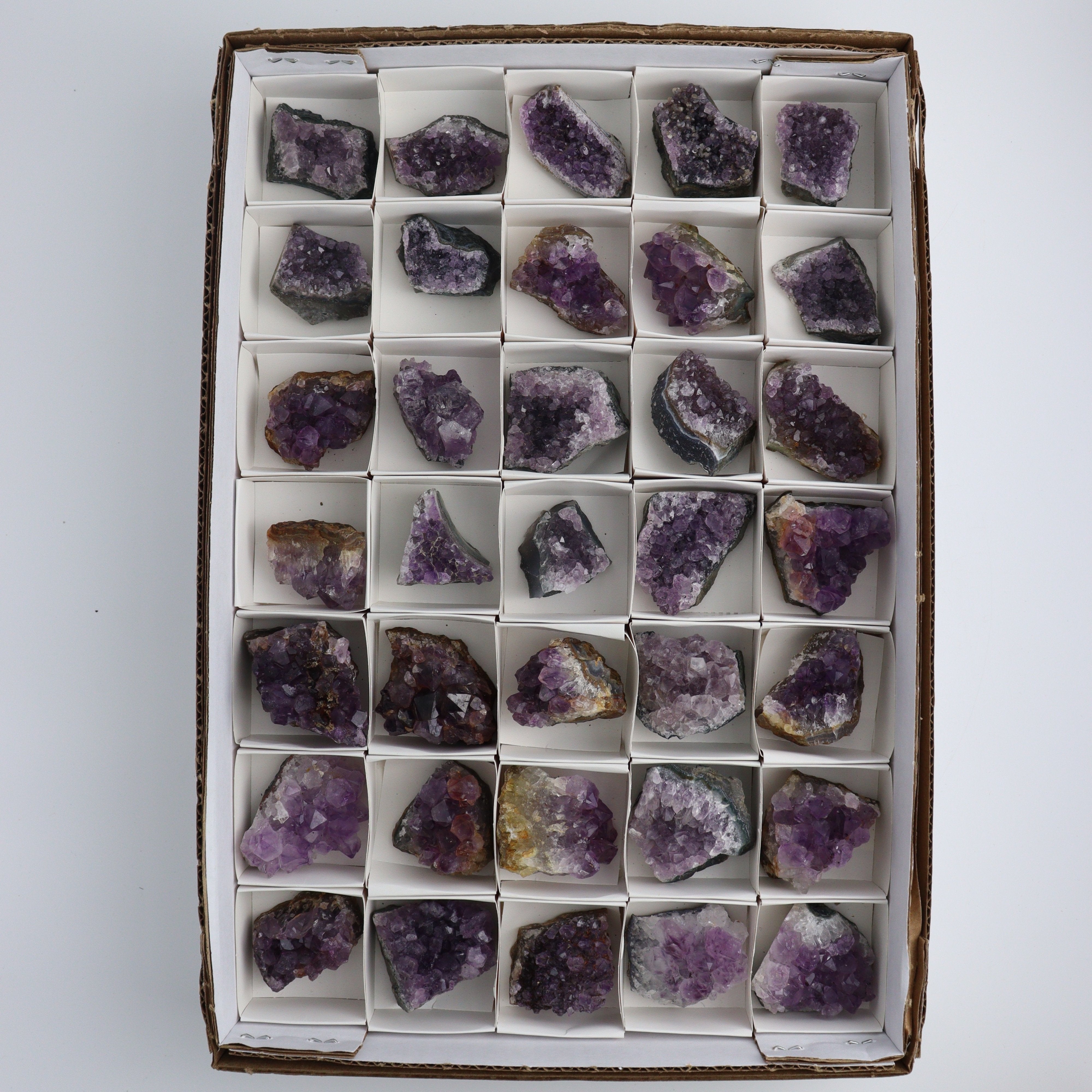 Amethyst Clusters Flat – Mi Esperanza Minerals