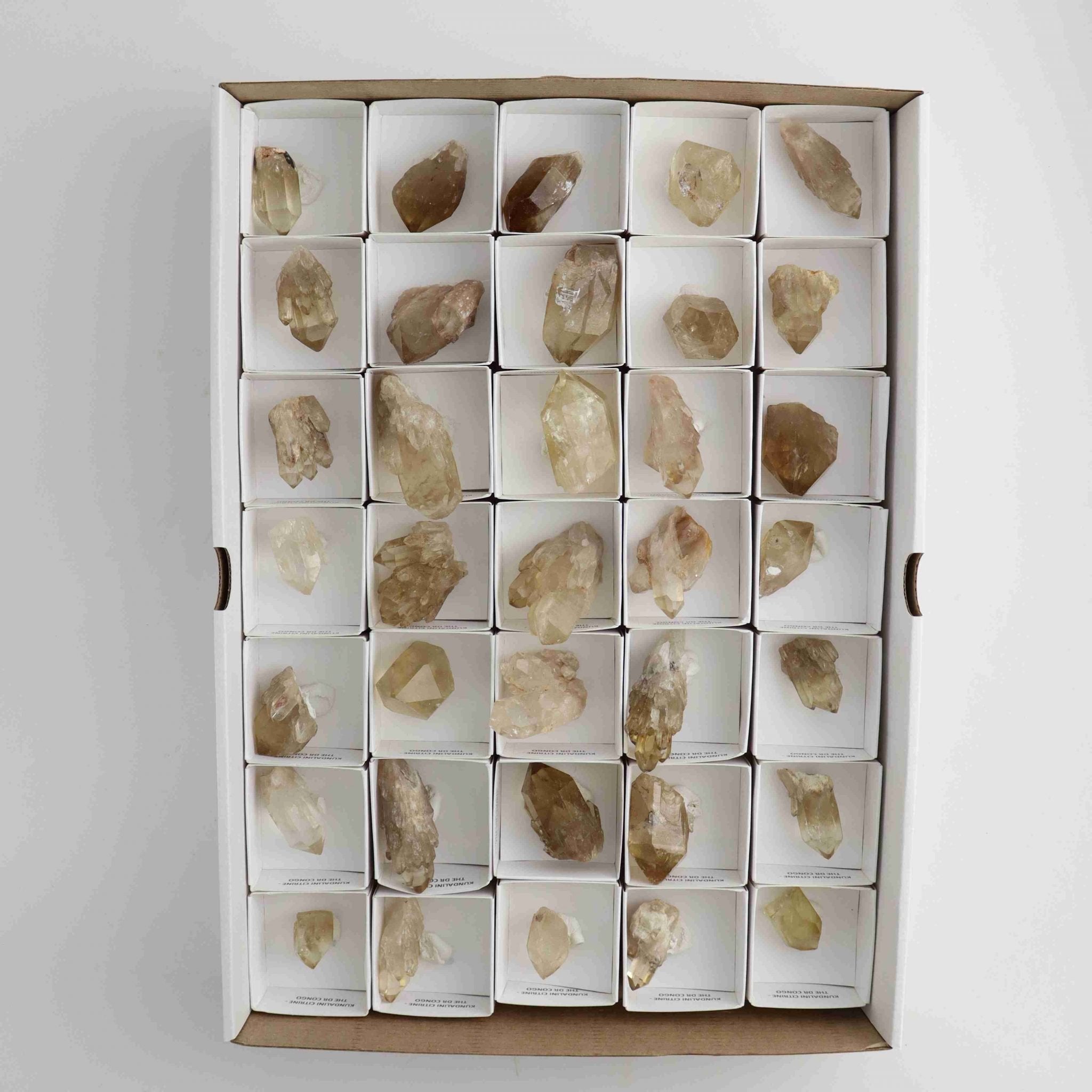 Wholesale Congo Citrine Flat O – Mi Esperanza Minerals