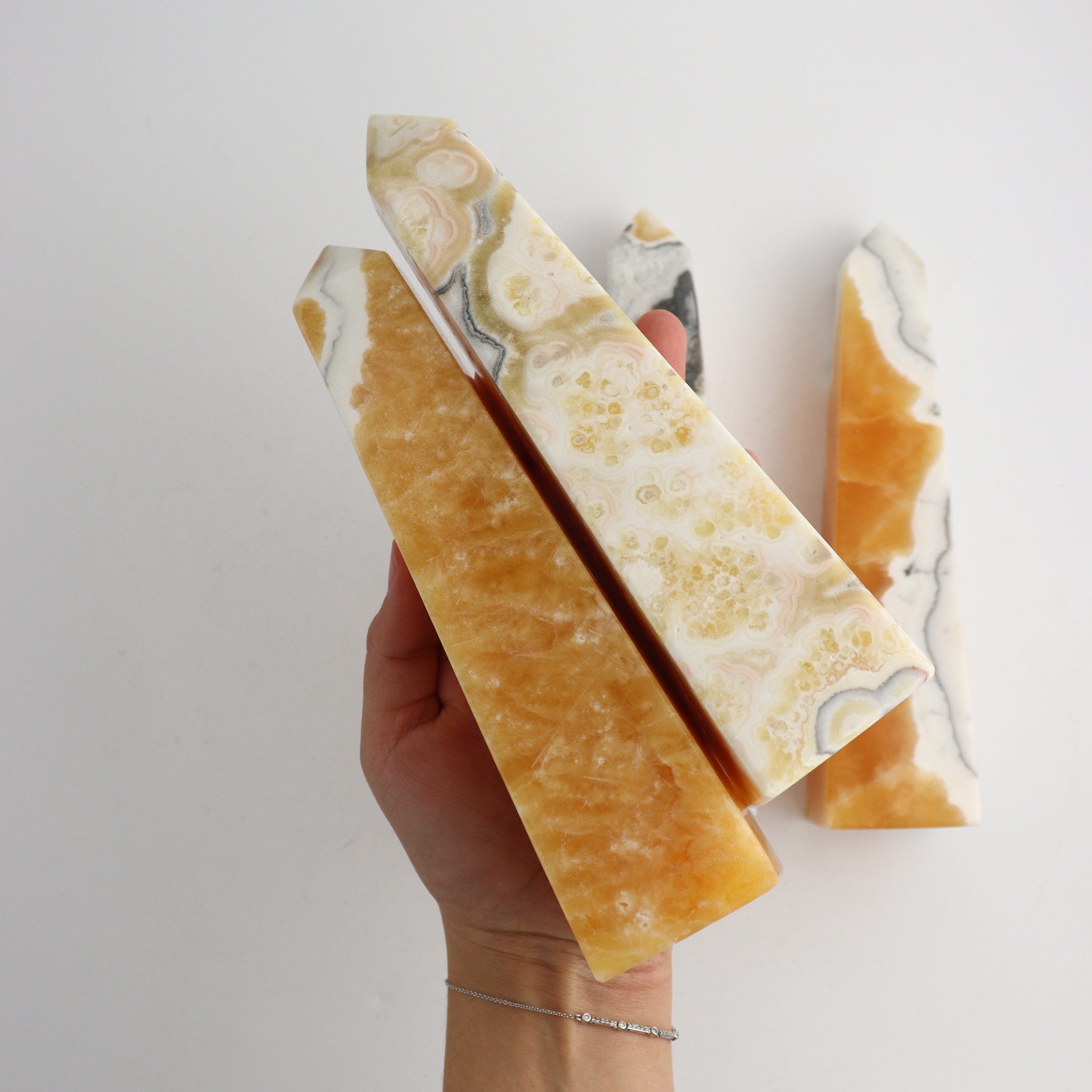 Mixed Onyx Towers | Wholesale Crystals Vendor – Mi Esperanza Minerals
