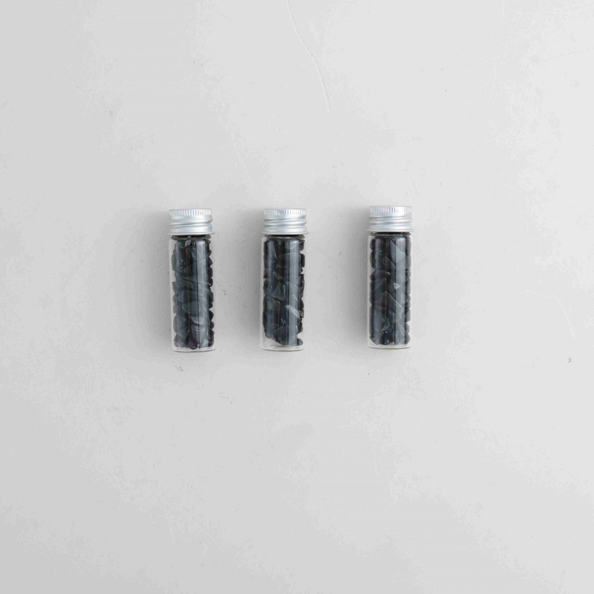Wholesale ONE Black Obsidian Chip Jar – Mi Esperanza Minerals