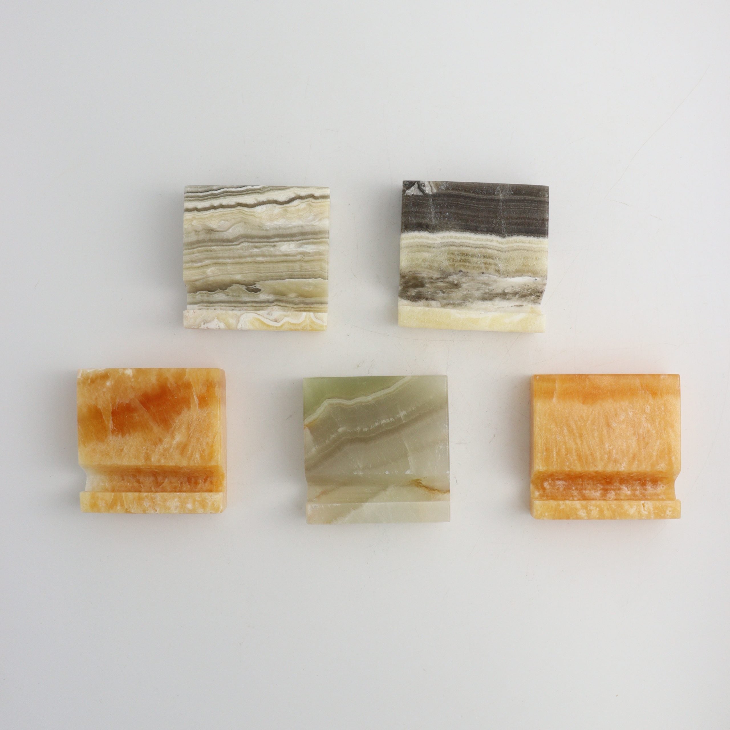 Onyx Phone Holder Set d | Wholesale Crystals Vendor – Mi Esperanza Minerals