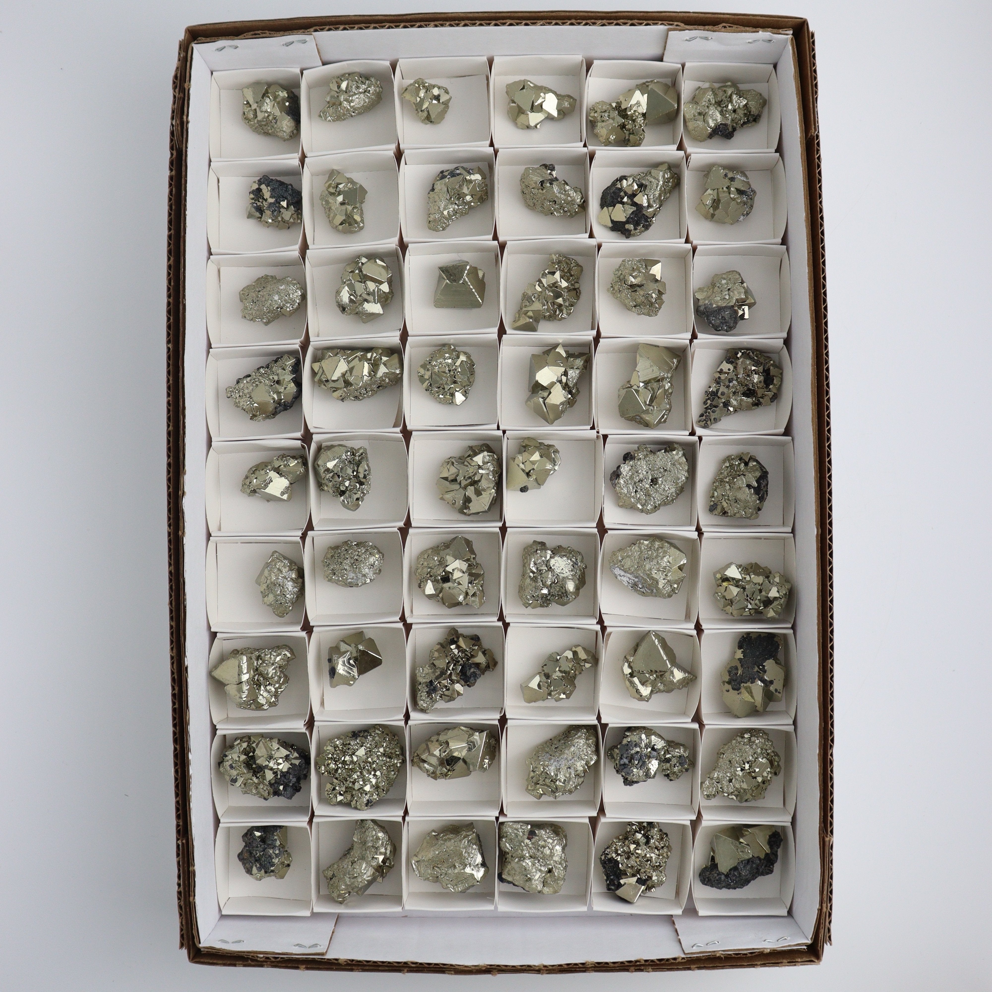 Pyrite Clusters Flat | Wholesale Crystals Vendor – Mi Esperanza Minerals