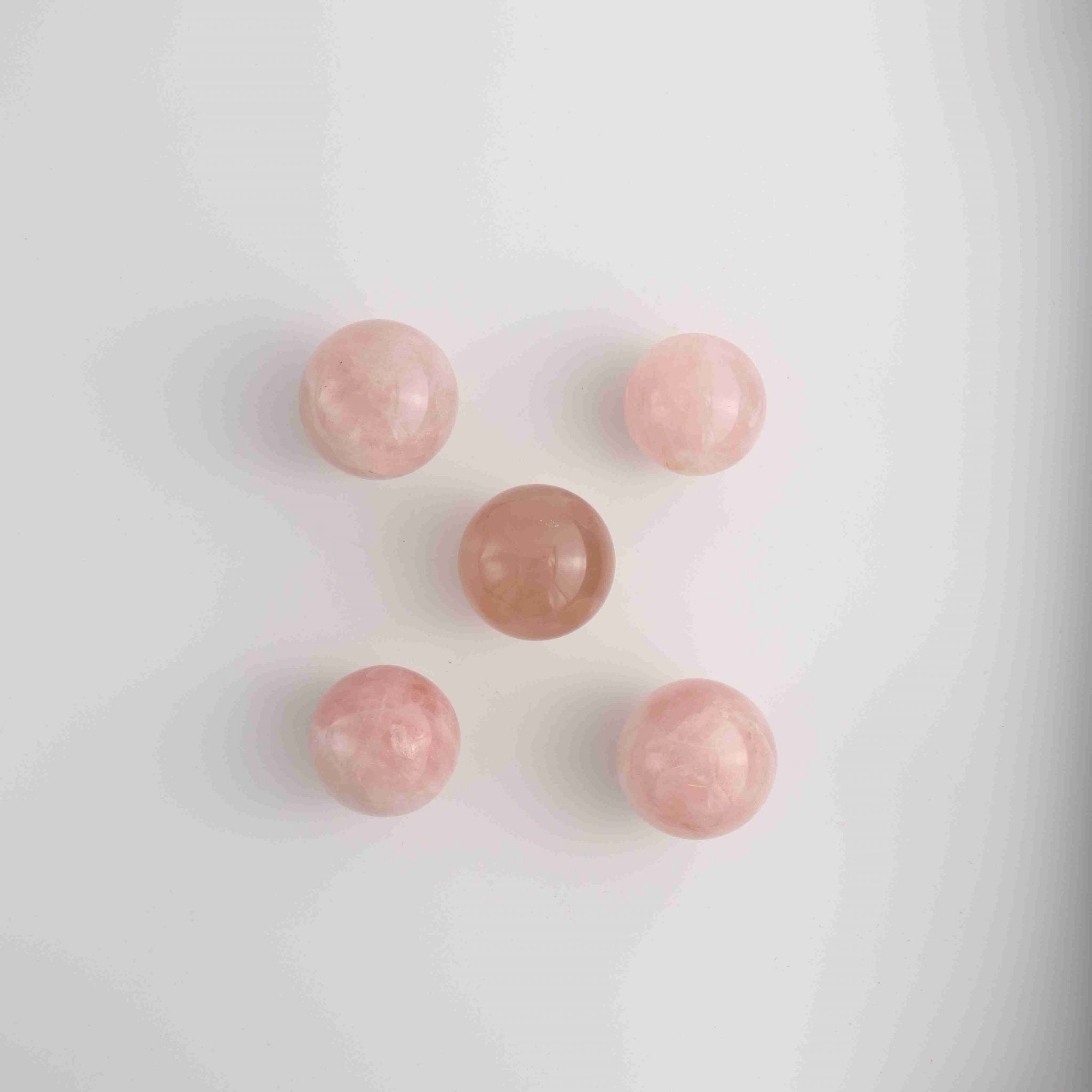 Wholesale Rose Quartz Spheres – Mi Esperanza Minerals