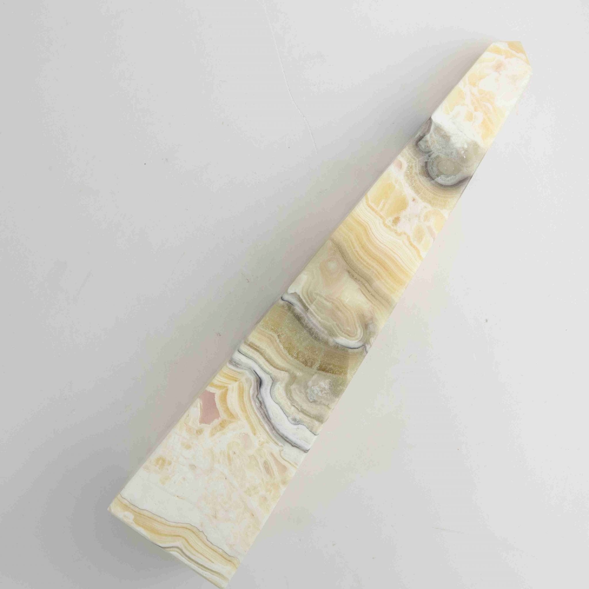 Zebra Onyx Tower | Wholesale Crystals Vendor – Mi Esperanza Minerals