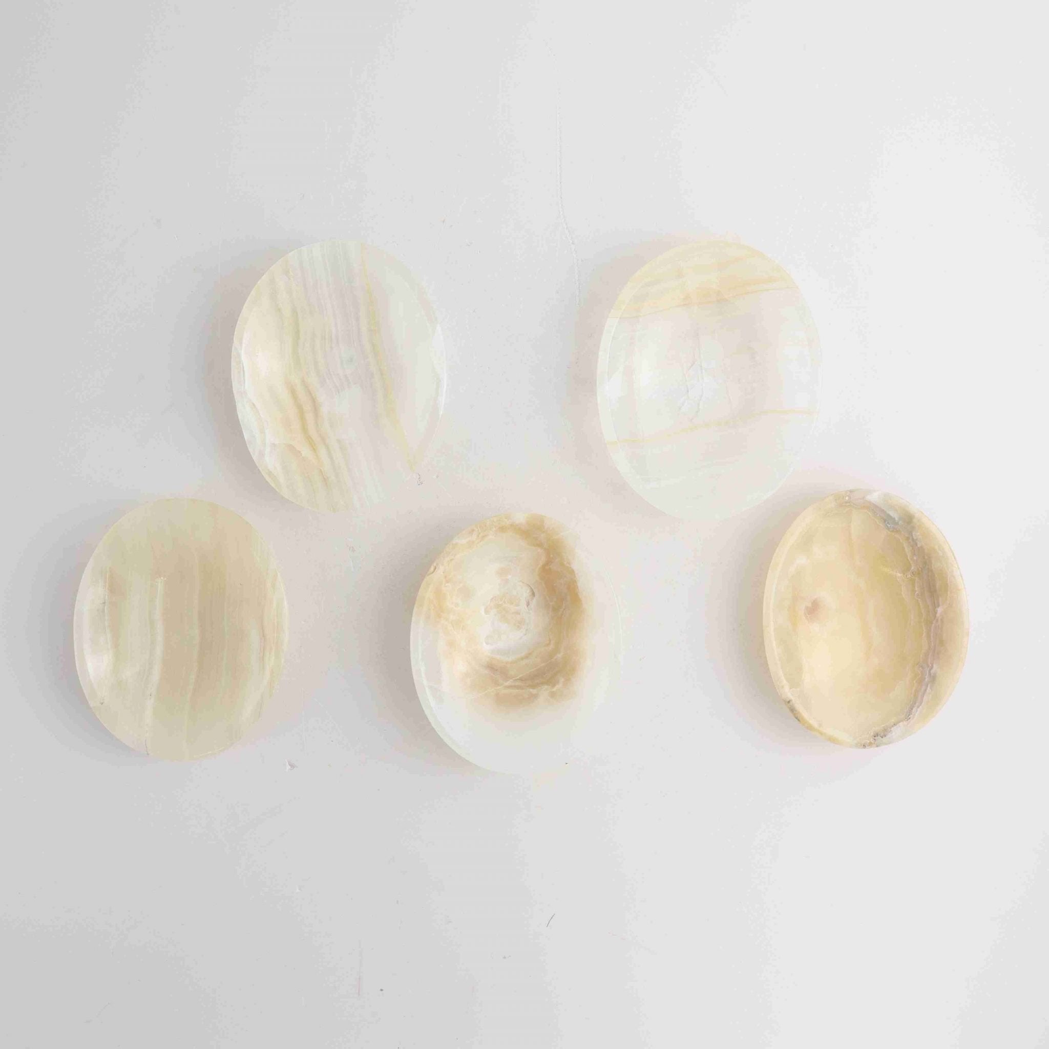 Onyx Oval Trinket Bowl Set v | Wholesale Crystals – Mi Esperanza Minerals